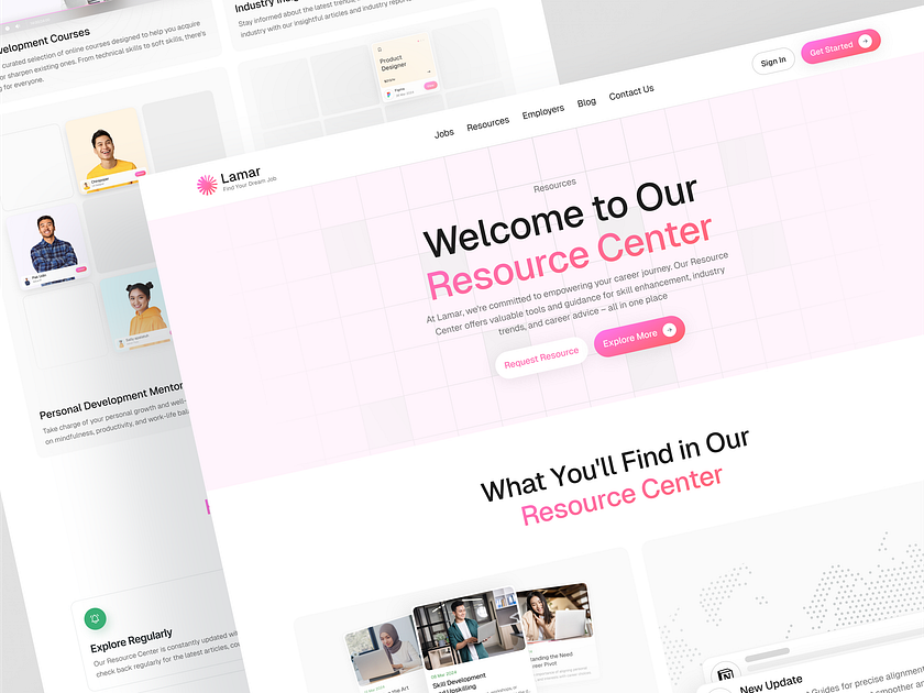 Job Portal Landing Page designs, themes, templates and downloadable ...