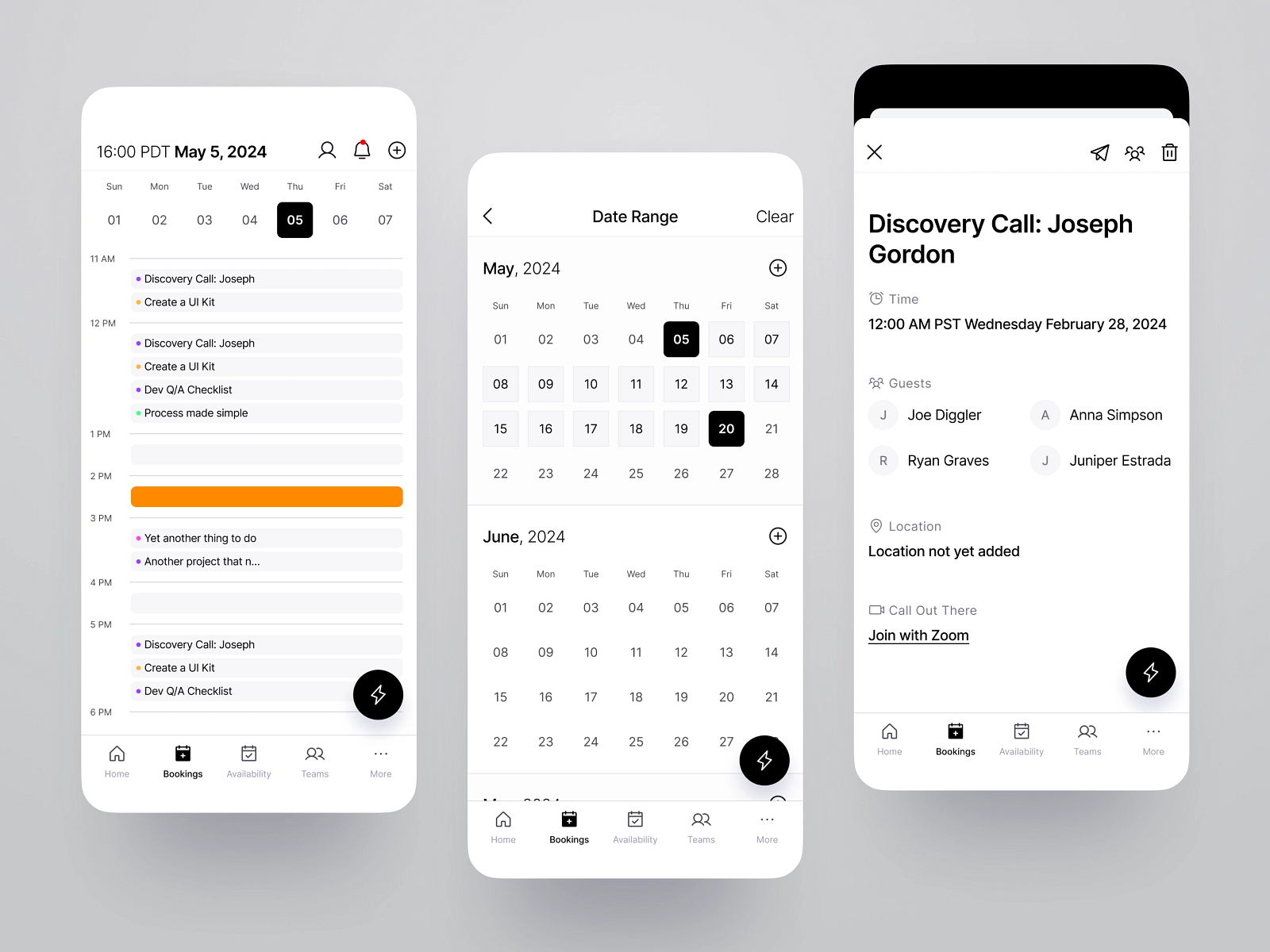 Scheduling Mobile App by Isaac Sanchez on Dribbble