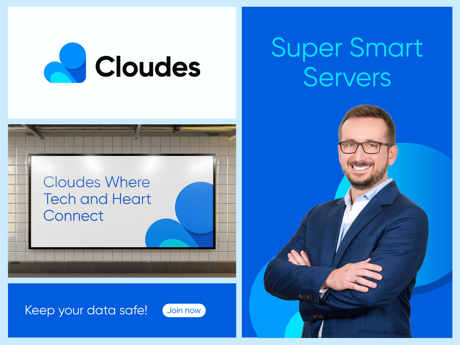 Cloudes Logo and Branding Design by Firoj Kabir | Logo Branding ...