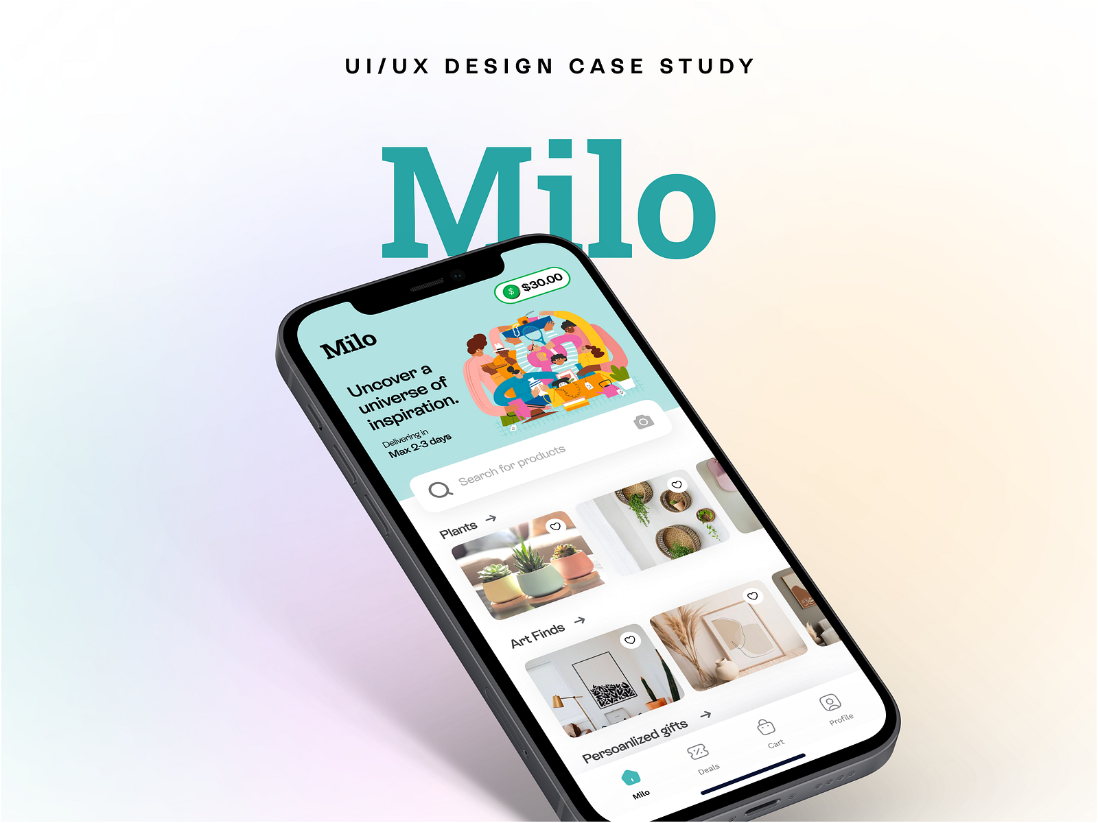MILO Case Study - Purchase from locally-owned brands. by Mahima Mahajan on Dribbble