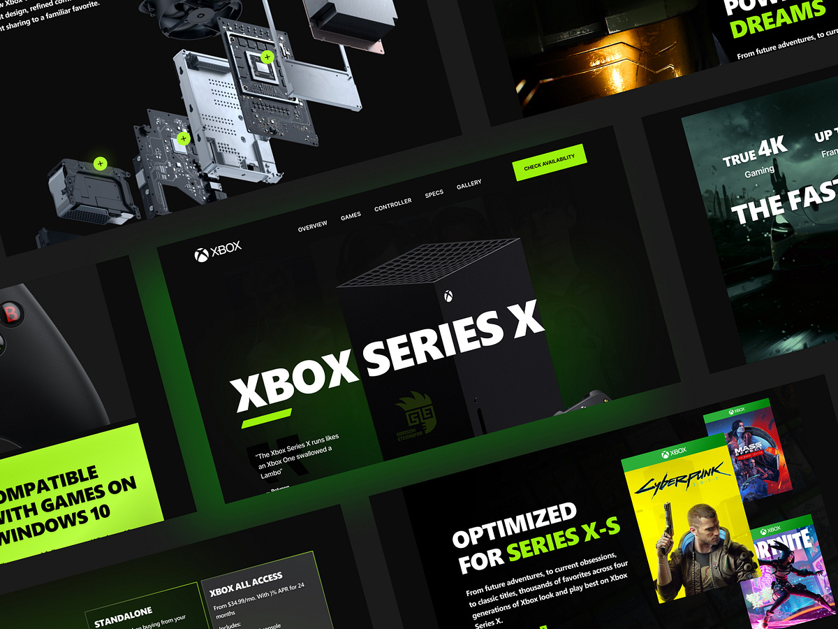 Xbox Landing Page Redesign by Soroush Etemadfar on Dribbble