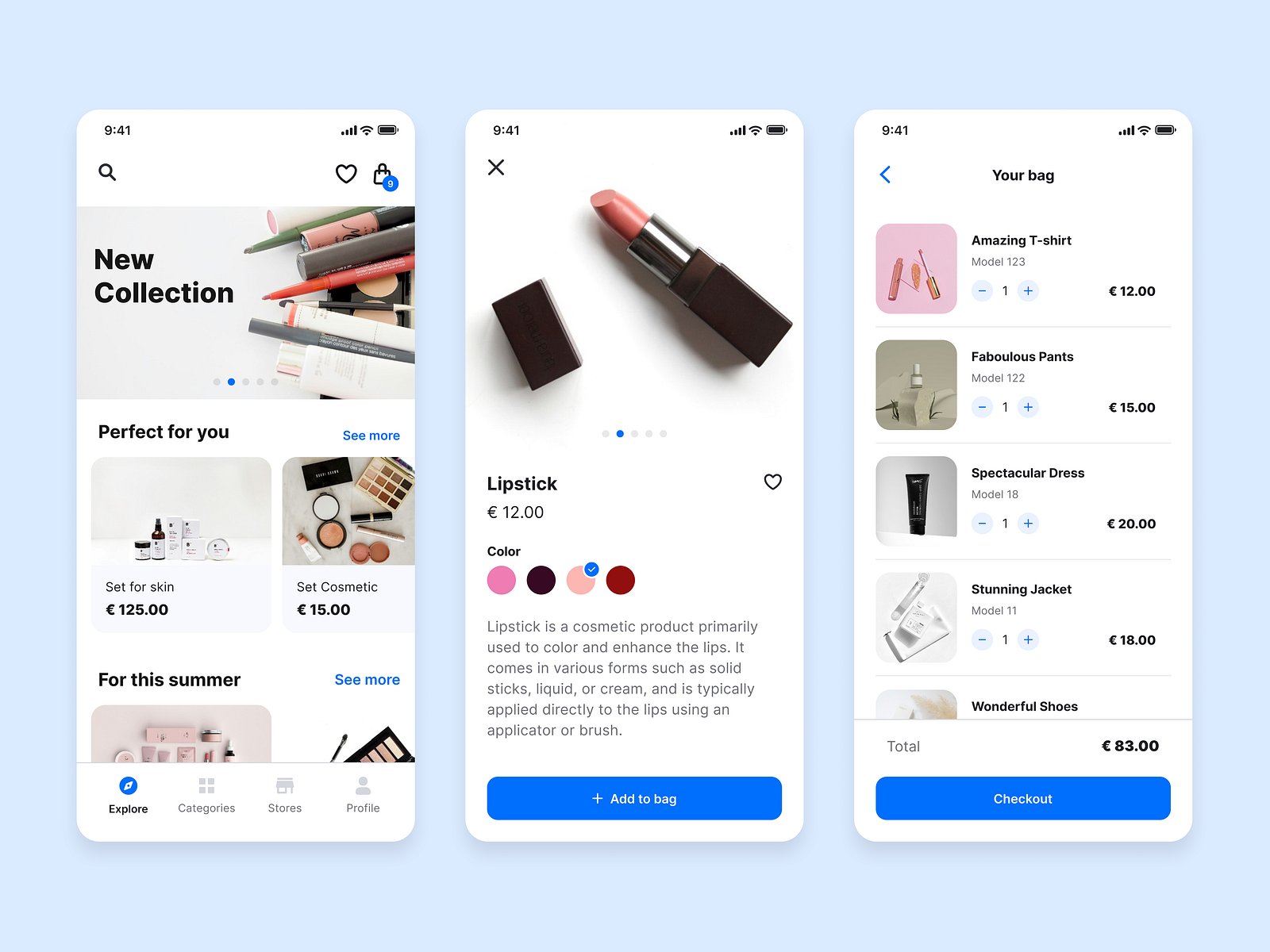 Cosmetic Shop | Mobile app by Anna Taranenko on Dribbble