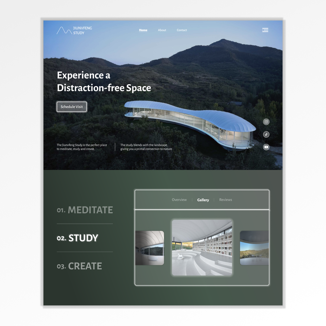 Conjecture 004: Jiunvfeng Study Website Design by Bril on Dribbble