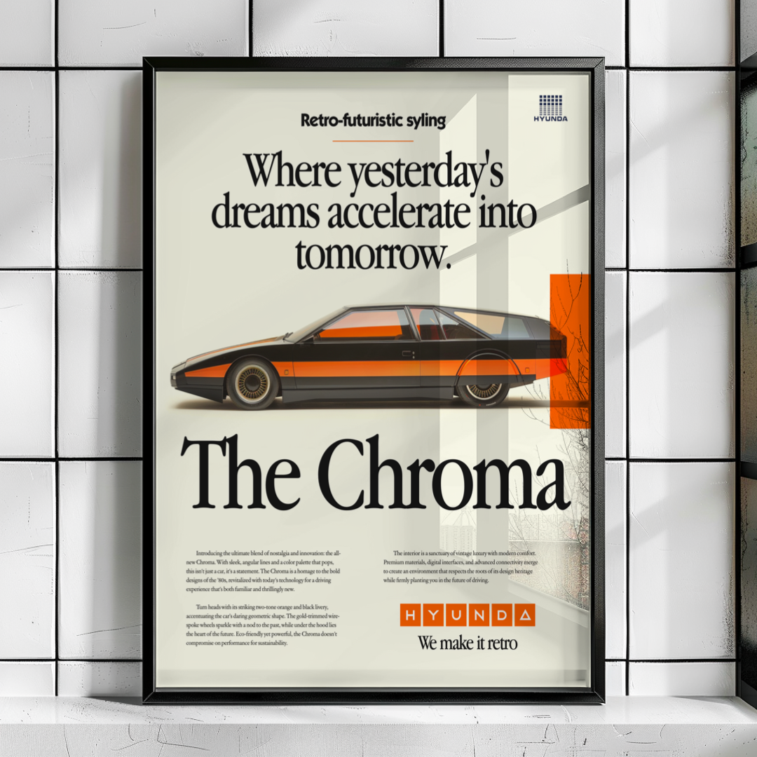 Hyunda Chroma Poster by Pat Johnson on Dribbble