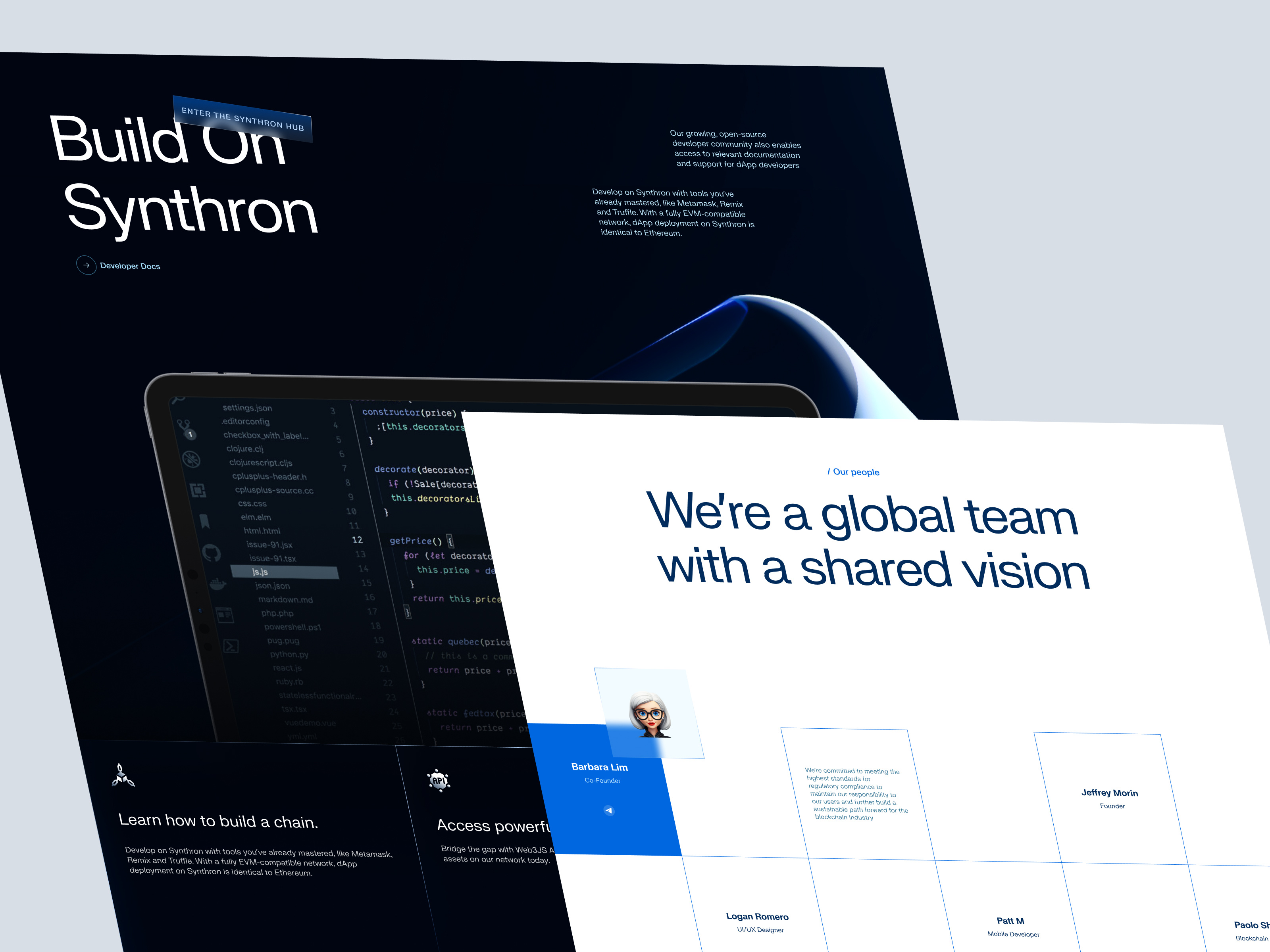 Synthron Chain - Web3 Blockchain Web Design by Vũ Ngọc Khánh on Dribbble
