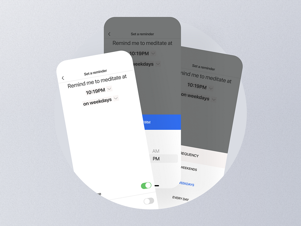 Date And Time Mobile App Ui by UI Ants on Dribbble