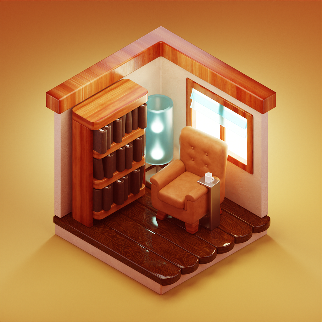 Cozy Book Nook (Second Design) by Ethan Williams on Dribbble