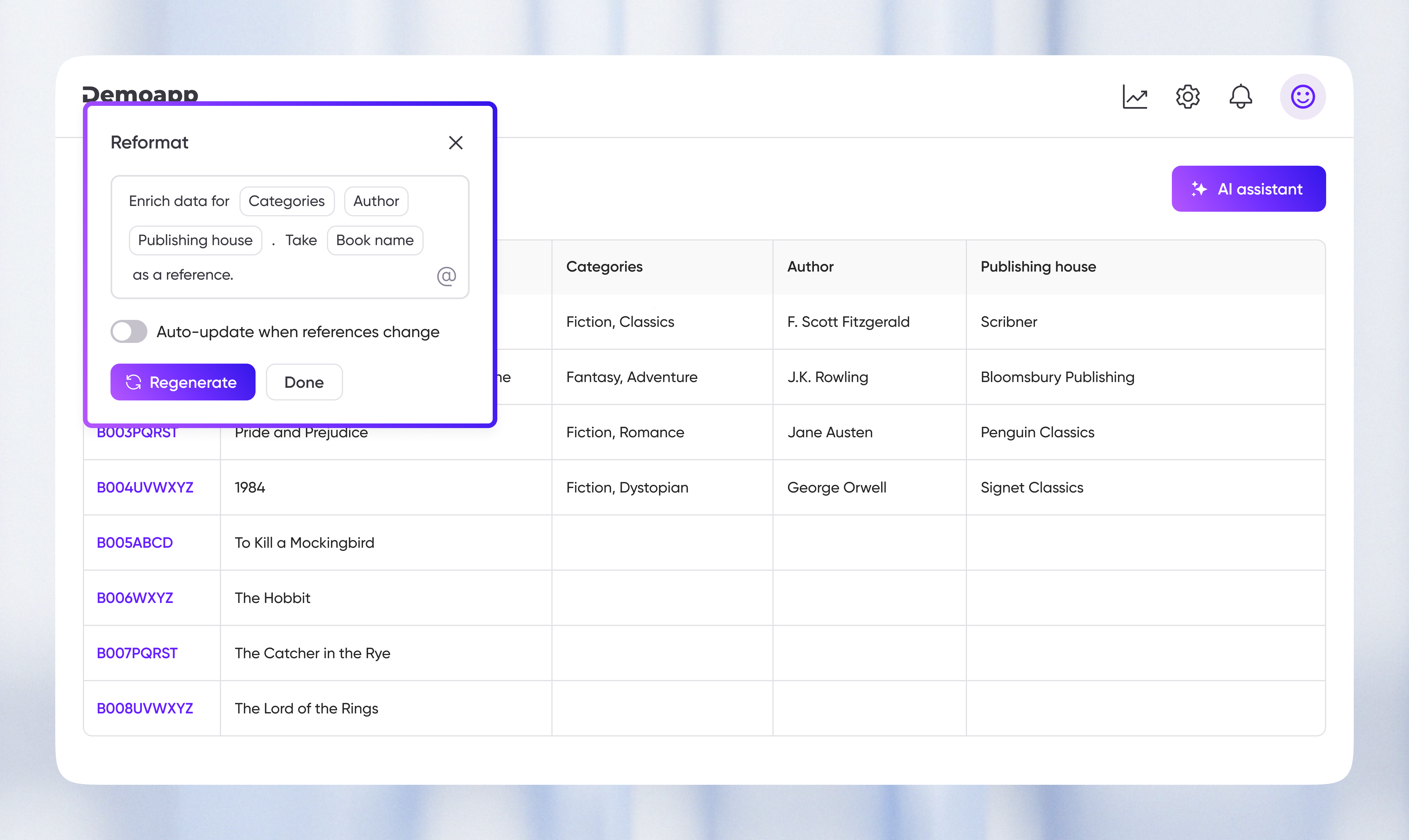 The future of B2B SaaS UX: Autofill suggestions for data product by ...
