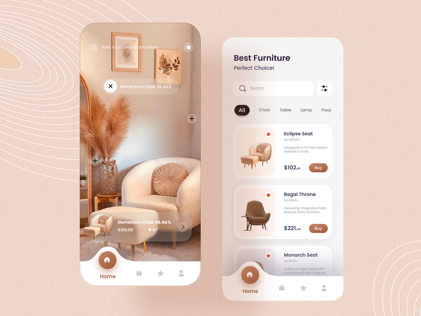 Furniture App UX/UI: Interior-Inspired Design by Muhammad Talha on Dribbble