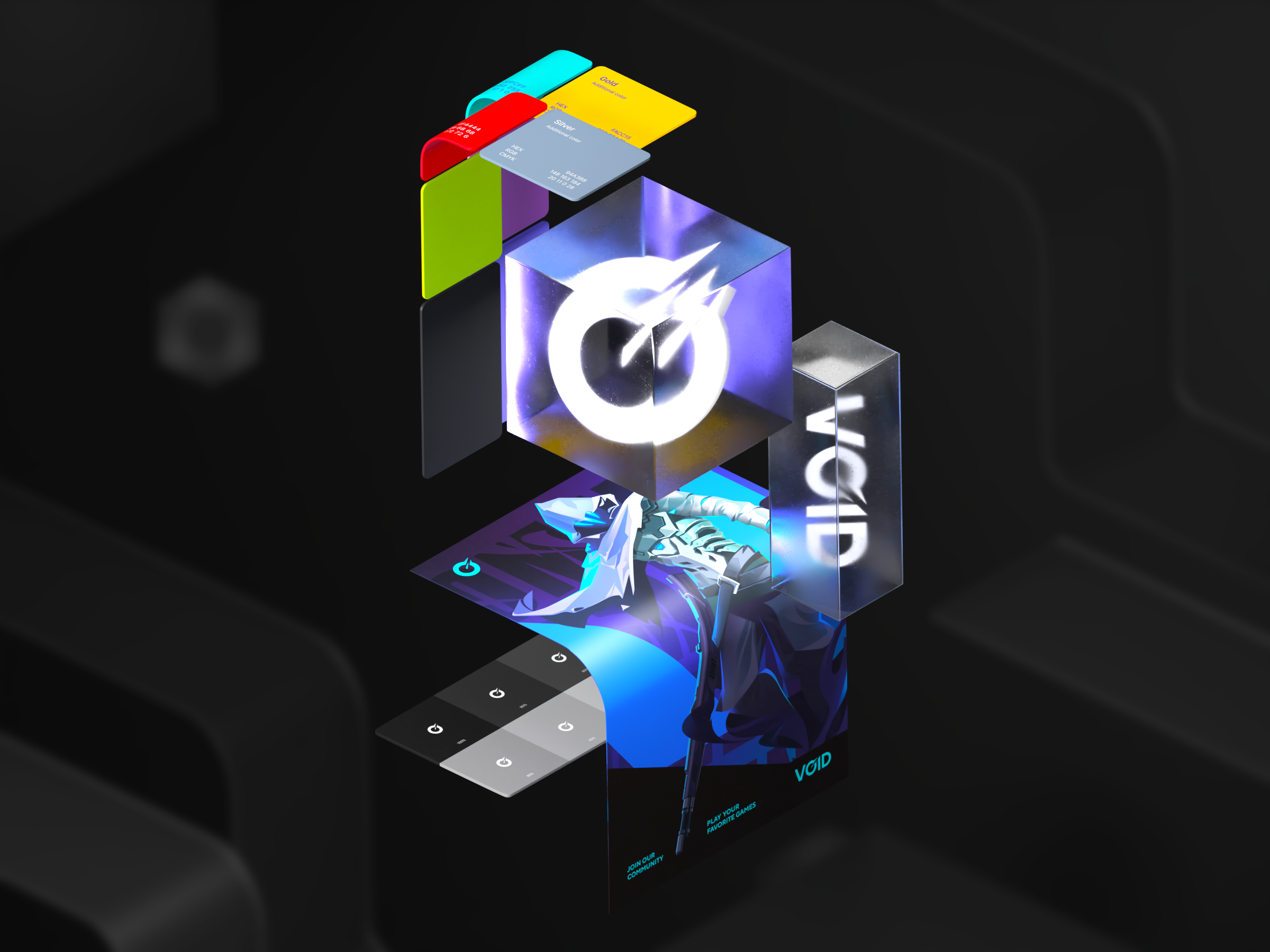 Void 3D Illustration by Shakuro Graphics for Shakuro on Dribbble