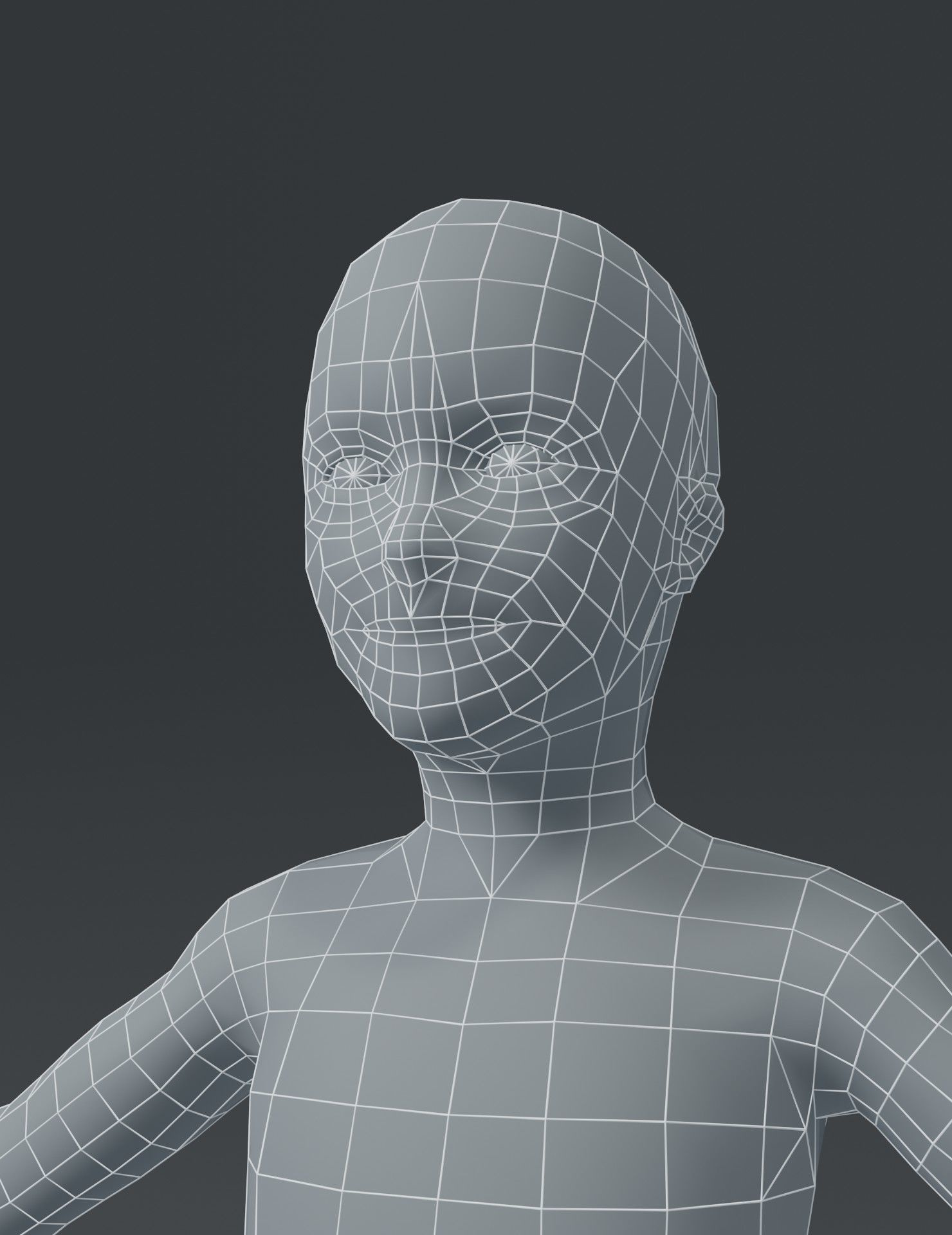 Boy Body Base Mesh 3D Model by 3D-Disco on Dribbble