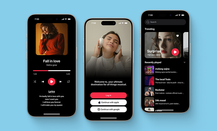 Music app design by Bayezid on Dribbble