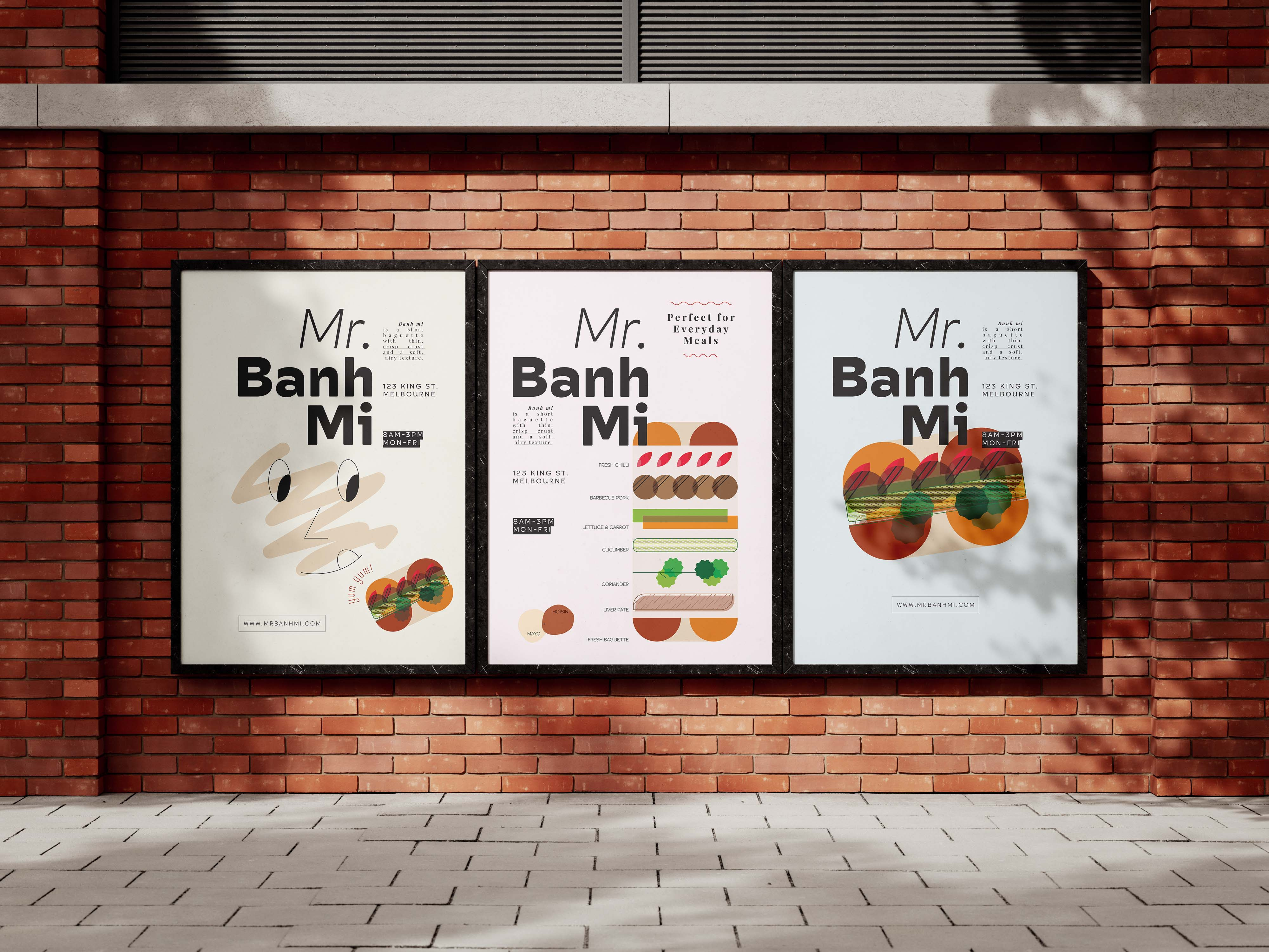 Mr. Banh Mi by Thanaphon B. on Dribbble