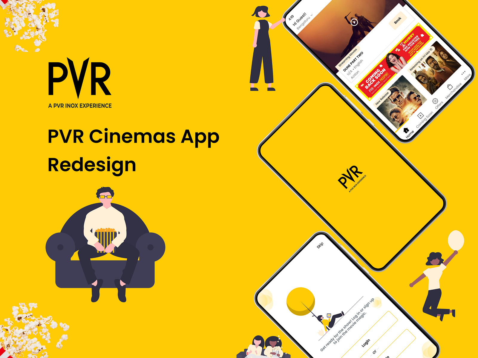 PVR Cinemas App Redesign by kommineni kavya on Dribbble