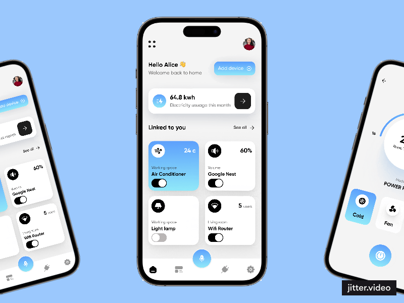 Home App UI Design by Thrihash Raj K on Dribbble