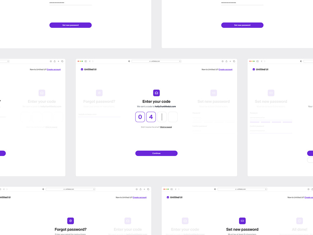 Forgot password — Untitled UI by Jordan Hughes® on Dribbble
