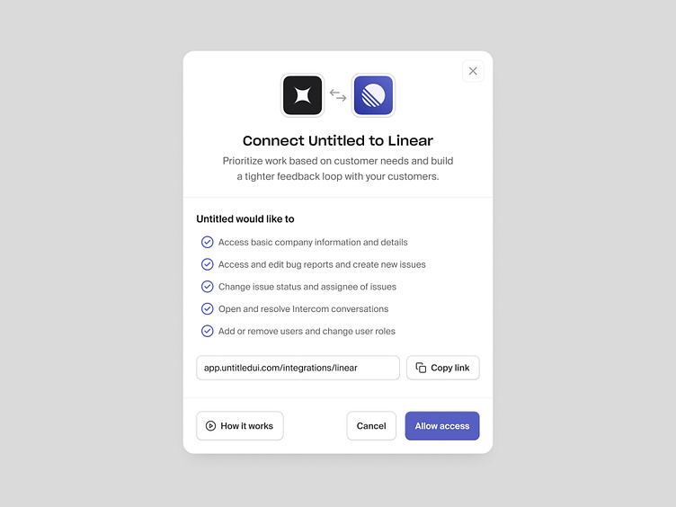 Connect Integration Modal — Untitled Ui By Jordan Hughes® On Dribbble