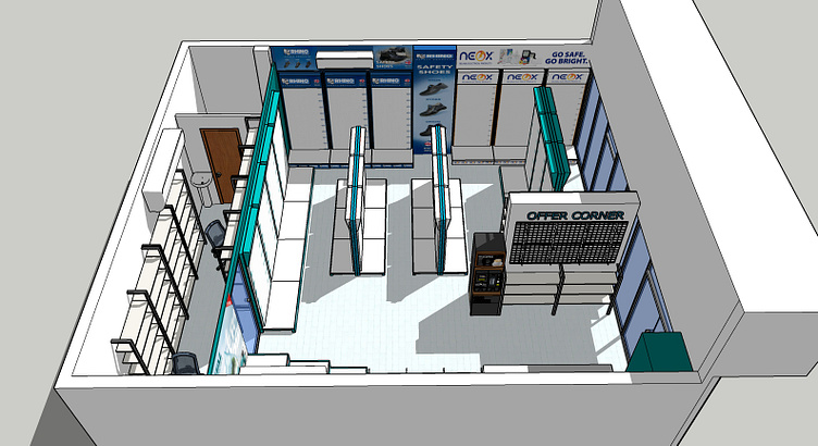 3D Design Total Tool Showroom Sharjah by Janaka on Dribbble