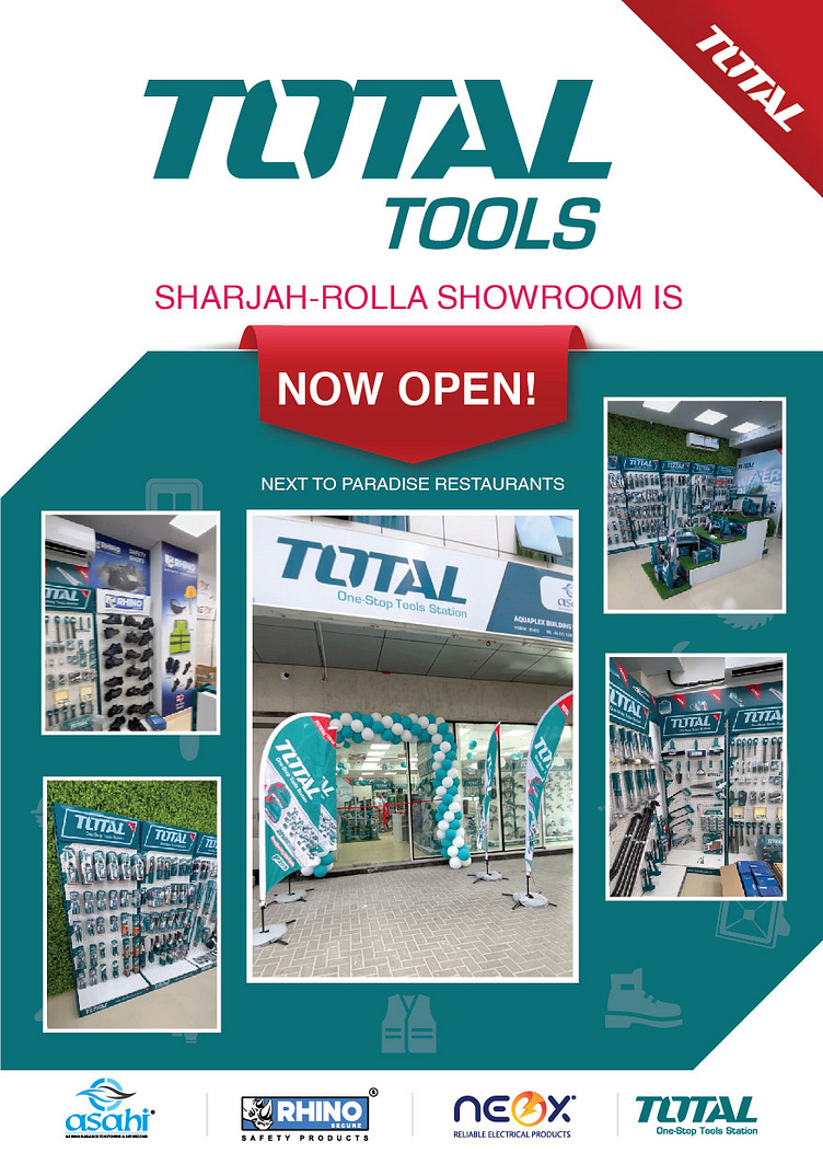 Total Tool Showroom Flyer by Janaka on Dribbble