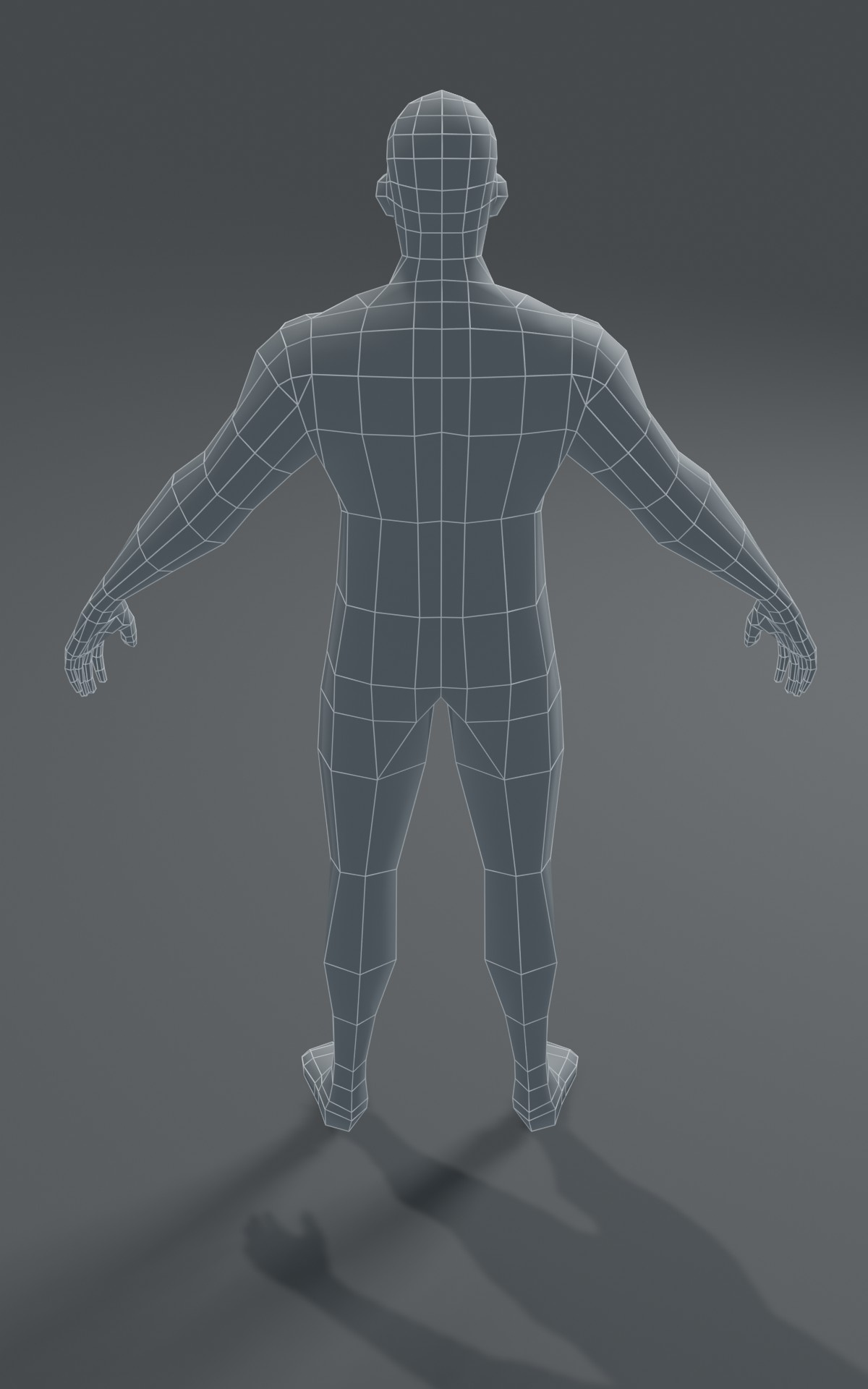 Male Body Base Mesh 3D Model 1k Polygons by 3D-Disco on Dribbble