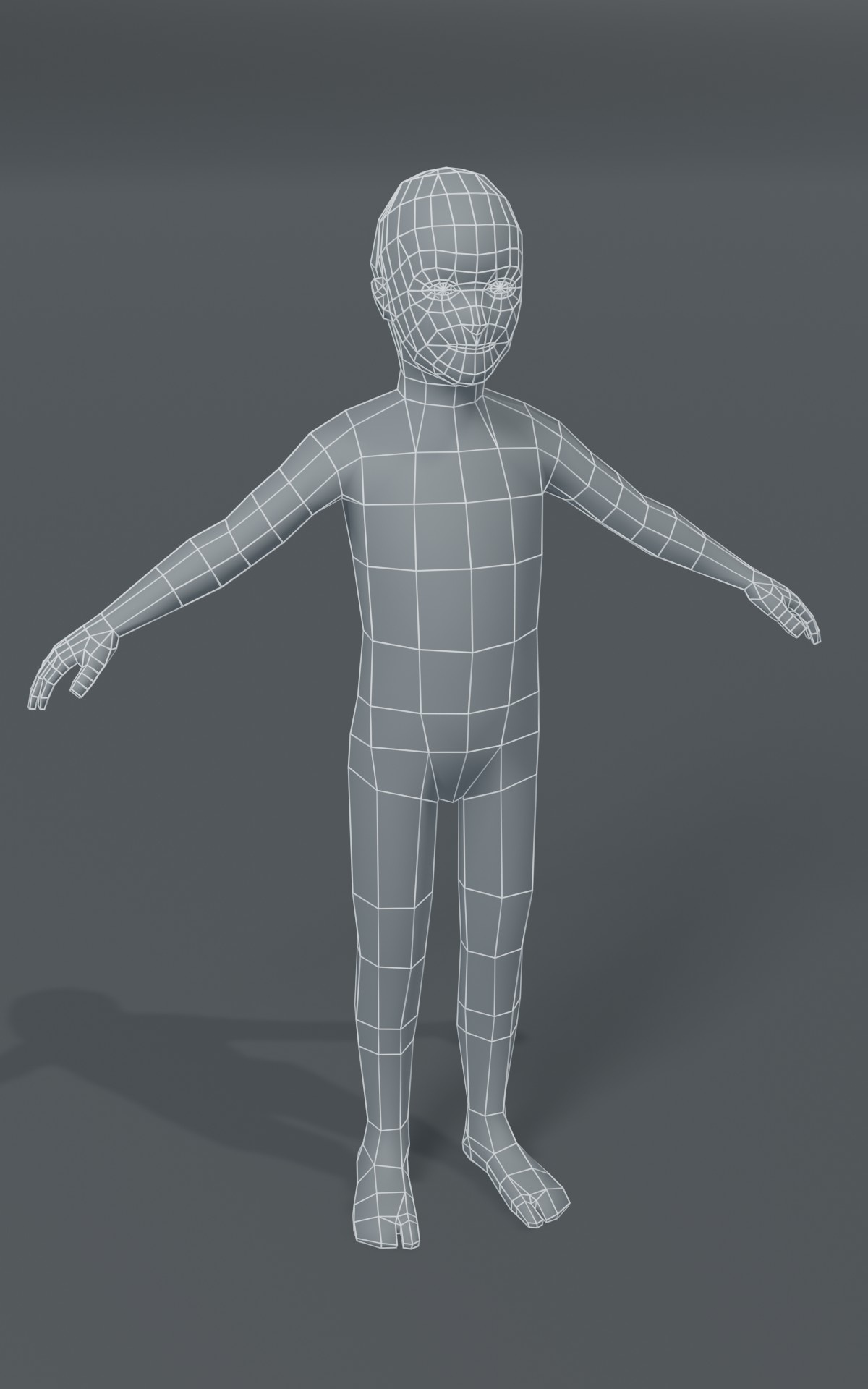 Kid Base Mesh 3D Model designs, themes, templates and downloadable ...