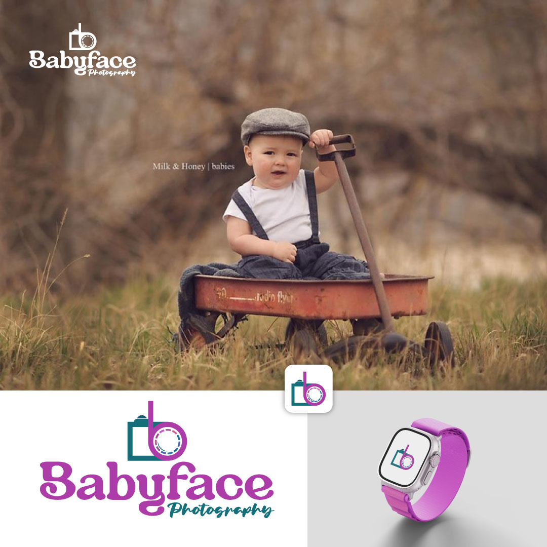 BabyFace Logo design by opurbo GFX on Dribbble