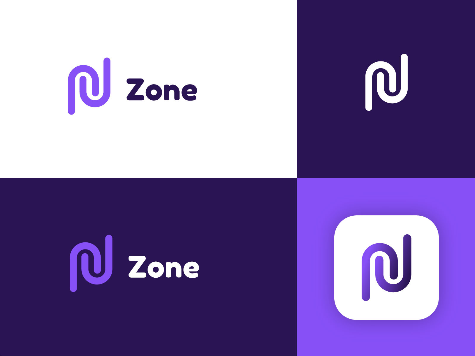 Zone letter logo by Animation Coding on Dribbble