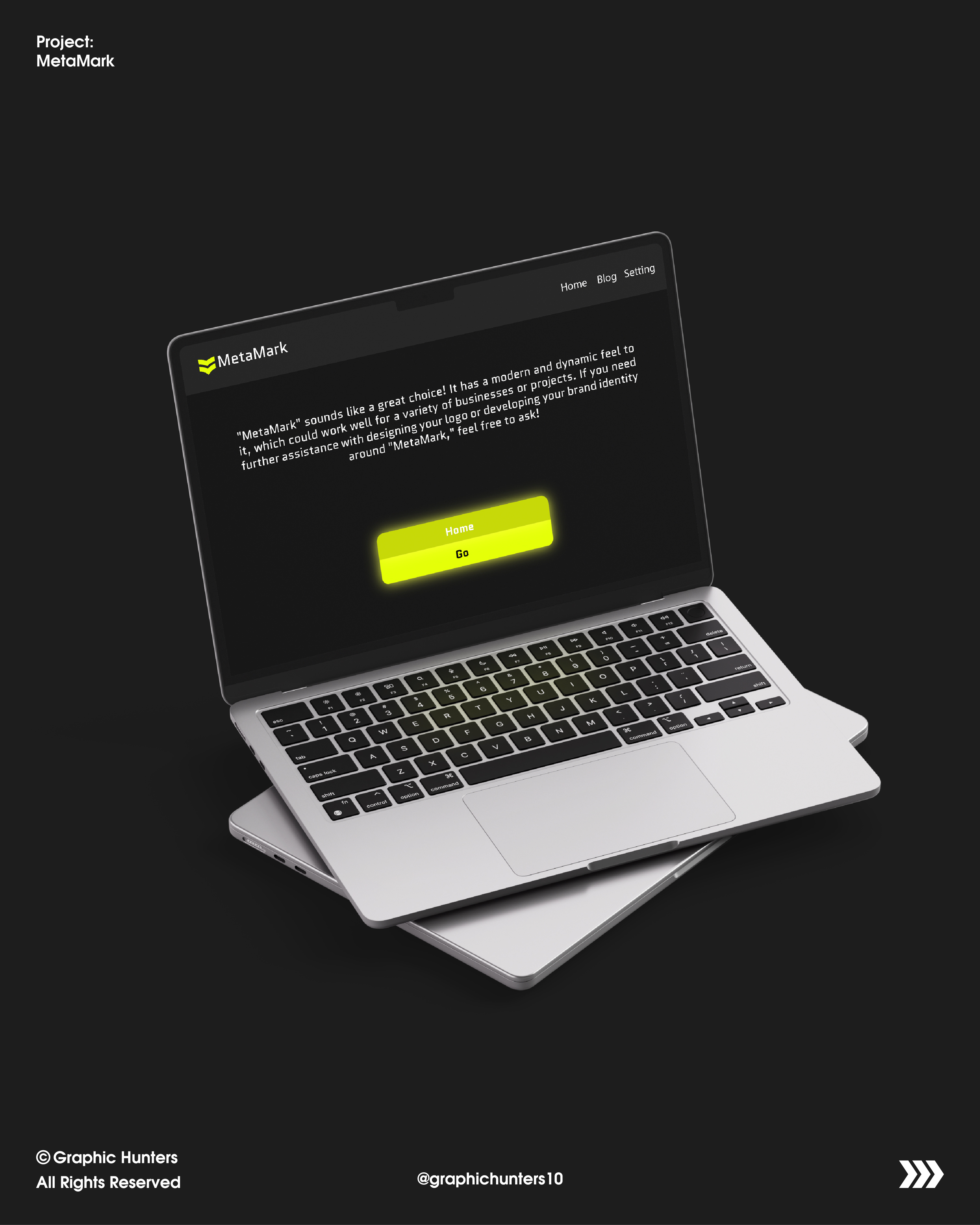 MetaMark Logo by Graphic Hunters on Dribbble