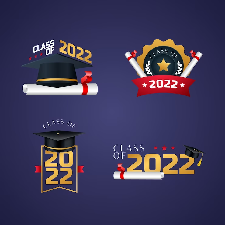 Class Of 2022 Logo Class Of 2022 Graduation Logo by Scroll Trends on ...