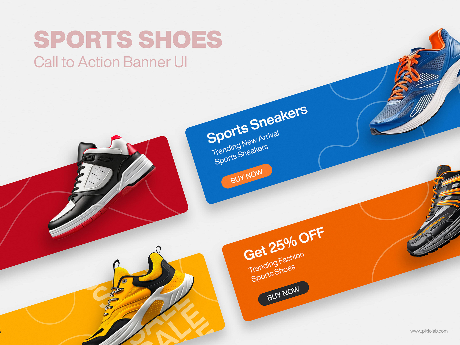 UI Design - Call to Action by Pixiolab on Dribbble