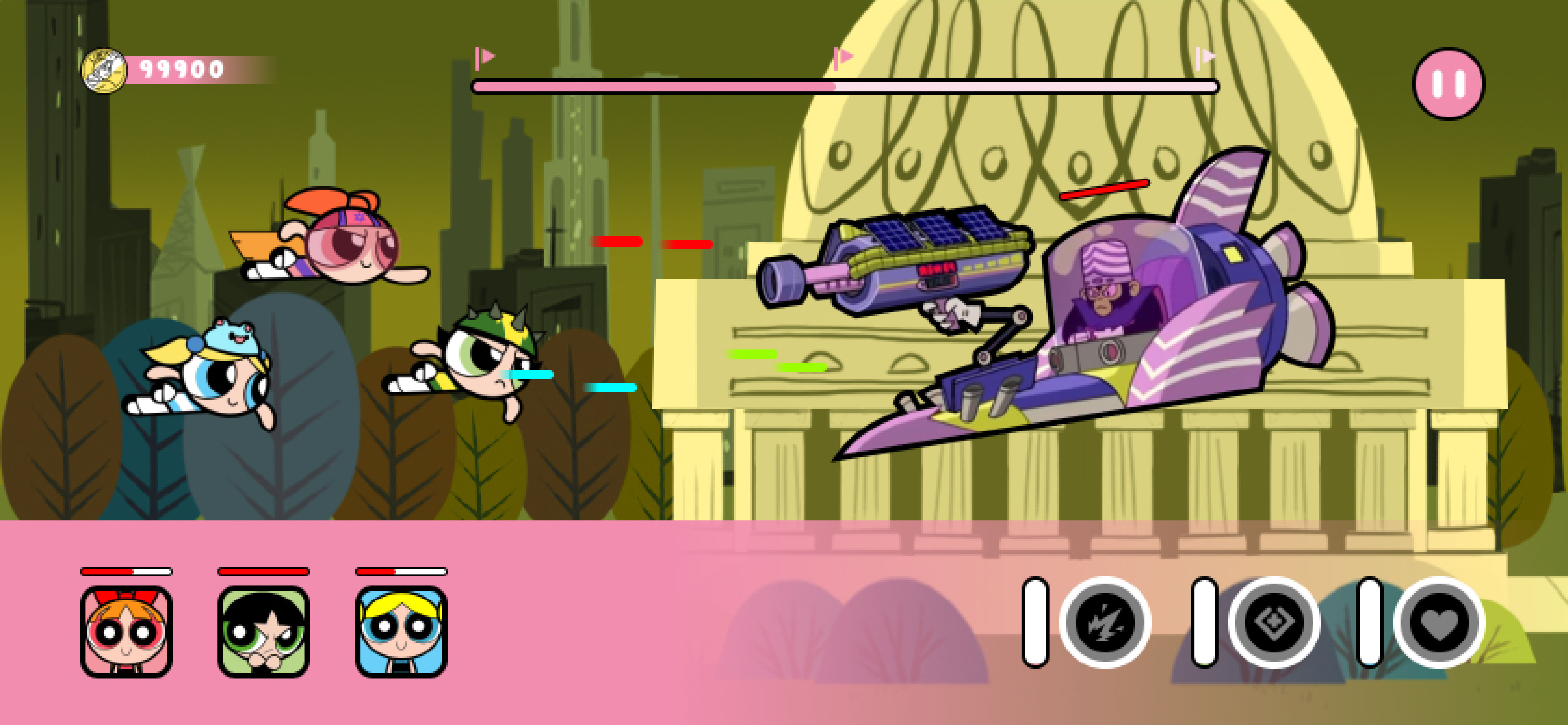 UI Game Design "The Powerpuff Girls to the Rescue" by Veren Aurelia on ...