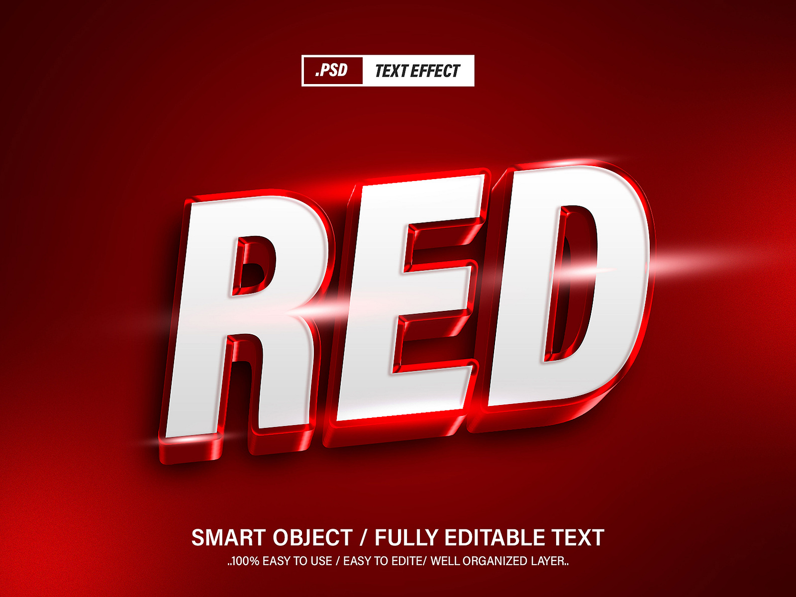 Red'' Editable PSD Text Effect Style by Md Jahidul99 on Dribbble
