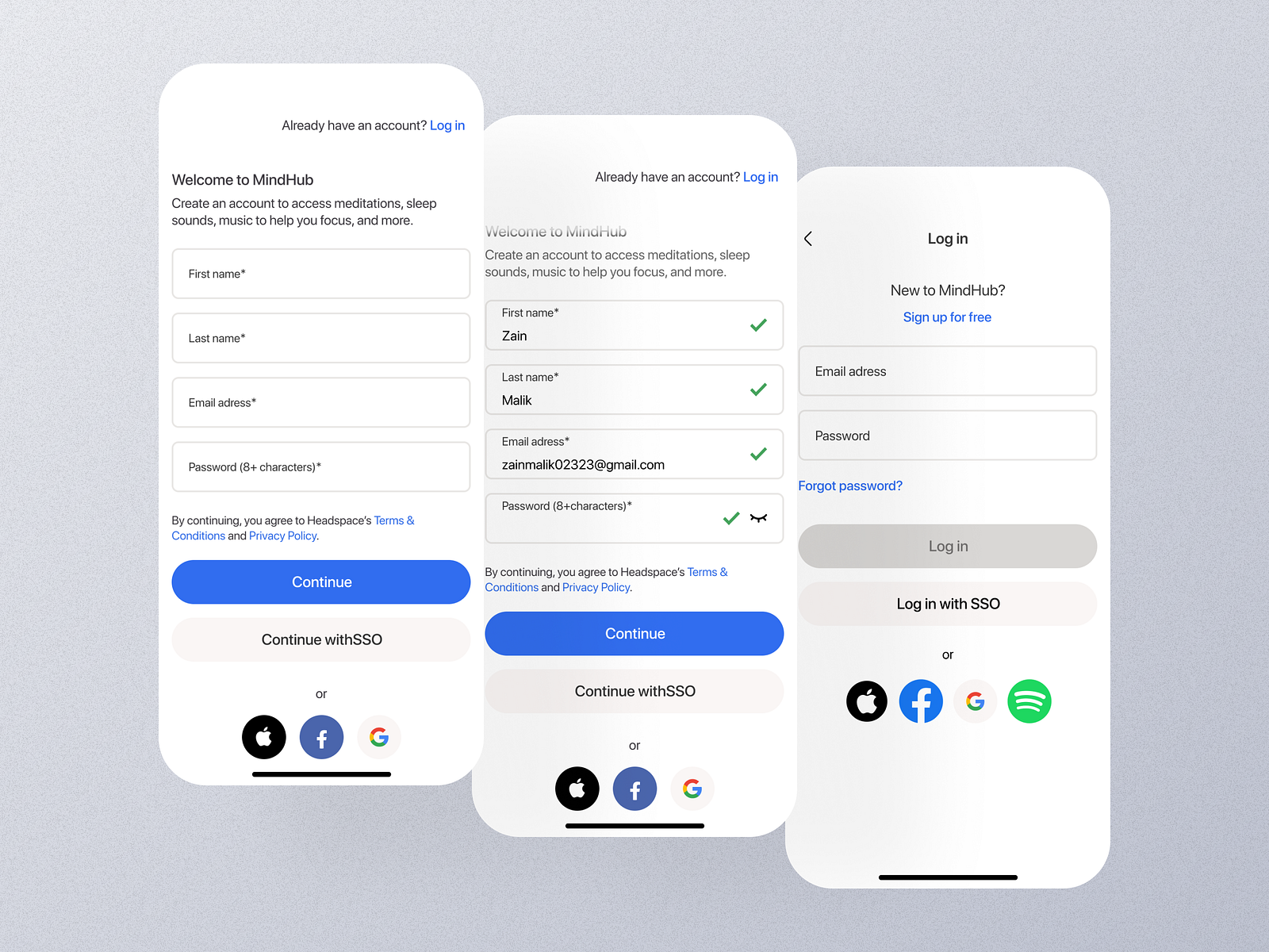 Sign In Login Mobile App Ui By Ui Ants On Dribbble