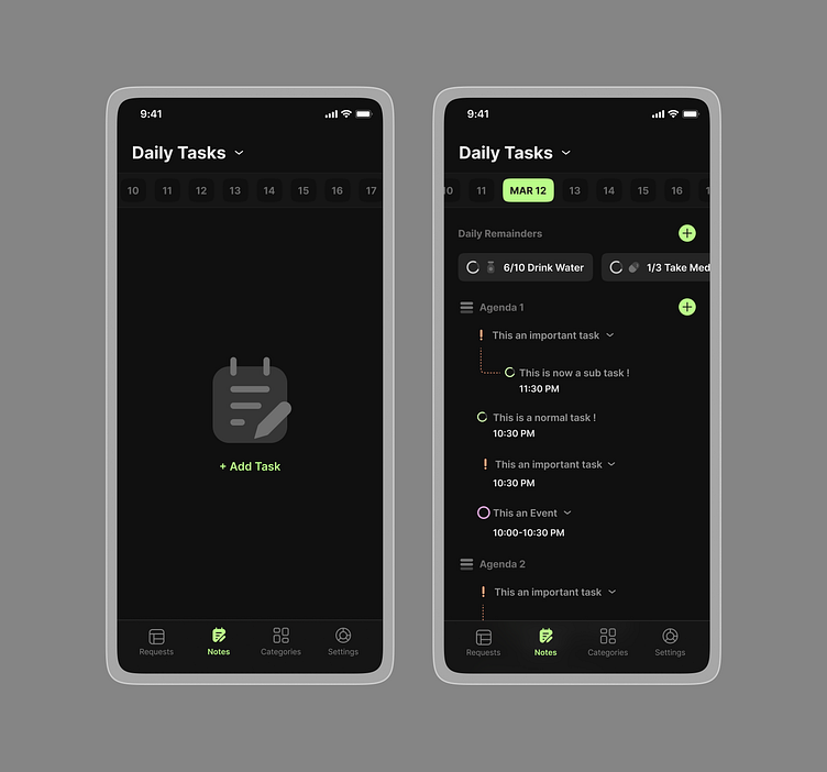 Personal Assistance Prototype By Naveen Manikeri On Dribbble