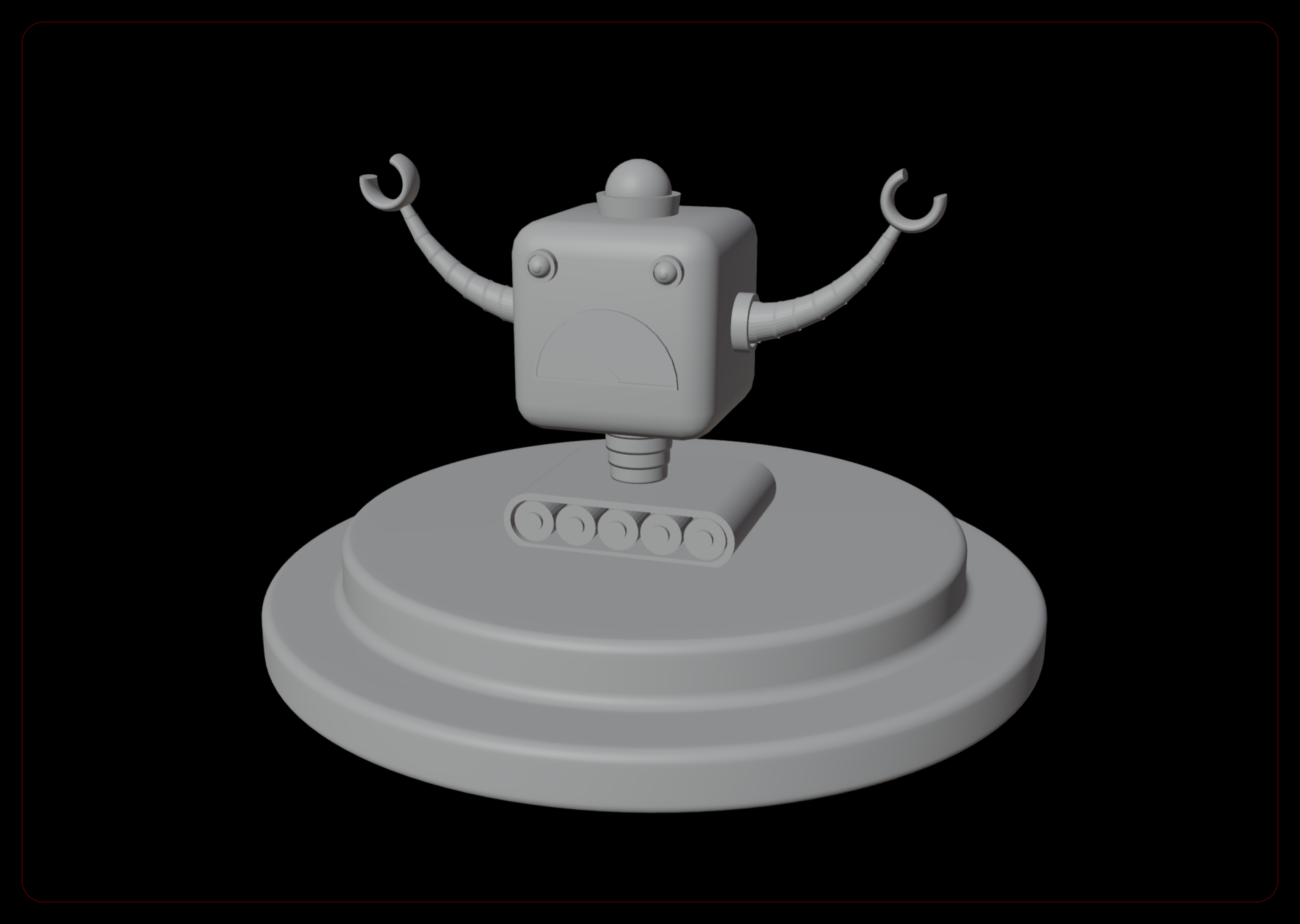 3D Robot by Ali Vaziri on Dribbble