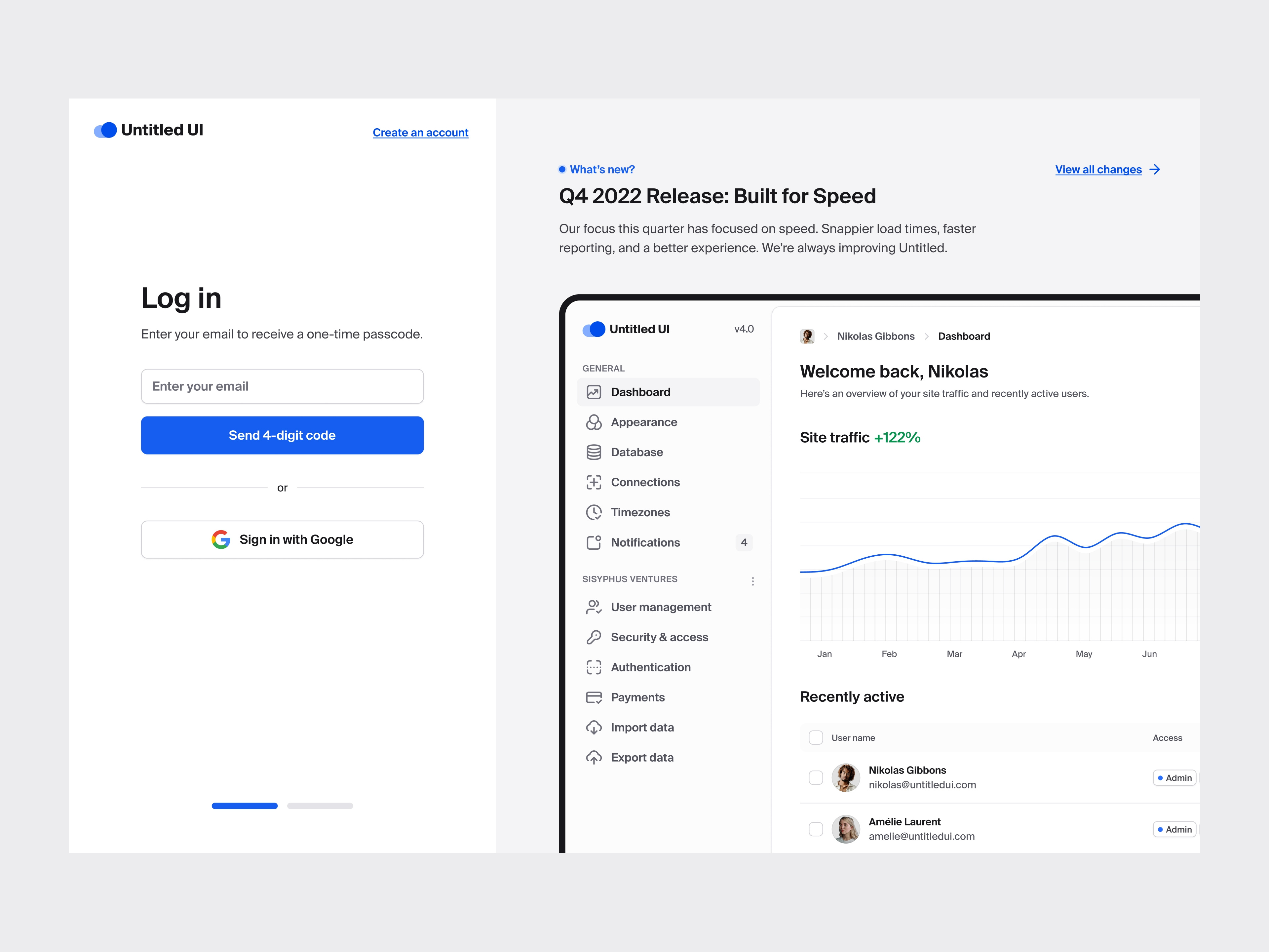 Log in — Untitled UI by Jordan Hughes® on Dribbble