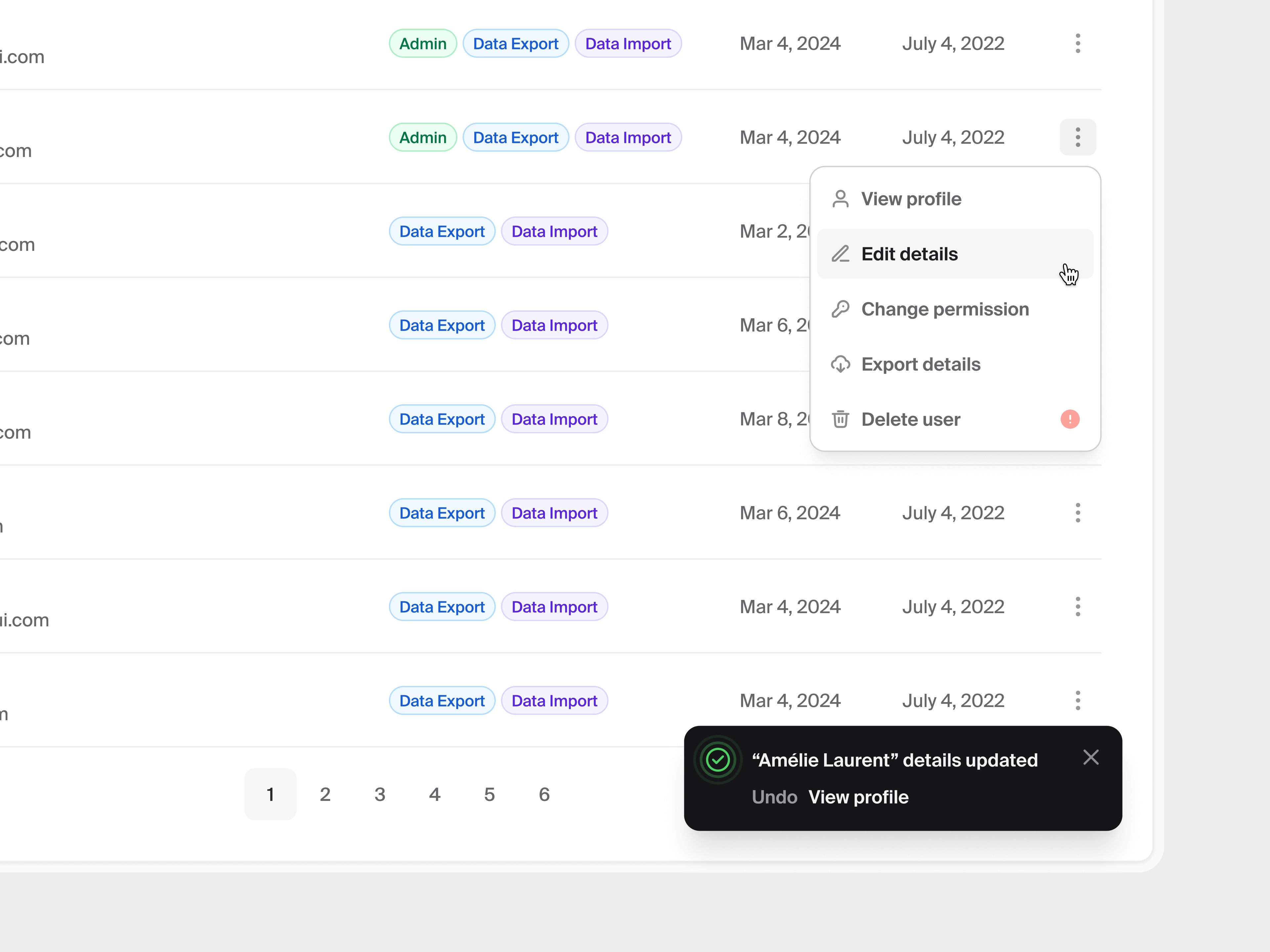 User management — Untitled UI by Jordan Hughes® on Dribbble