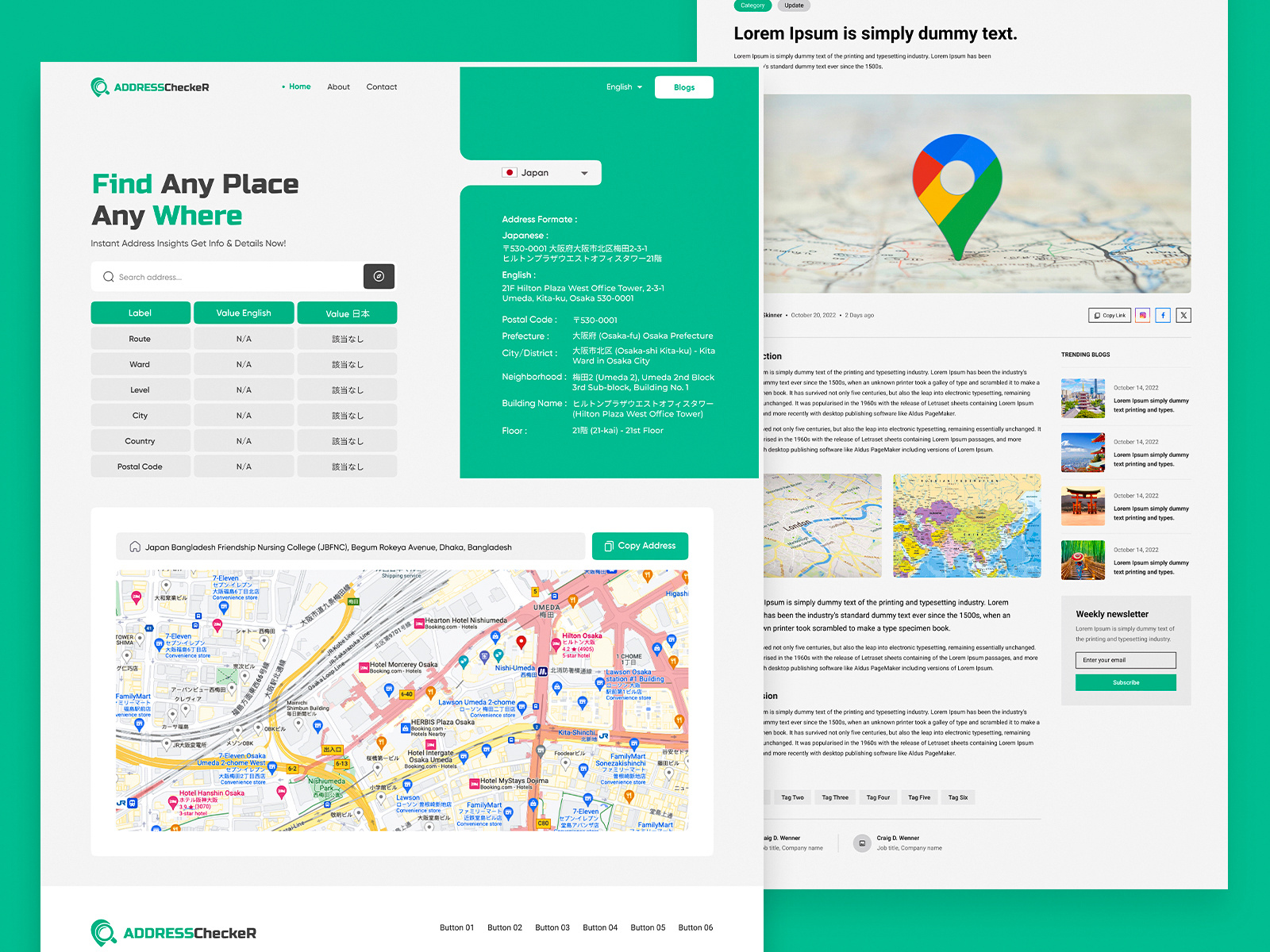 Address Checker - SaaS Landing Page by Md Riyad Mostofa on Dribbble
