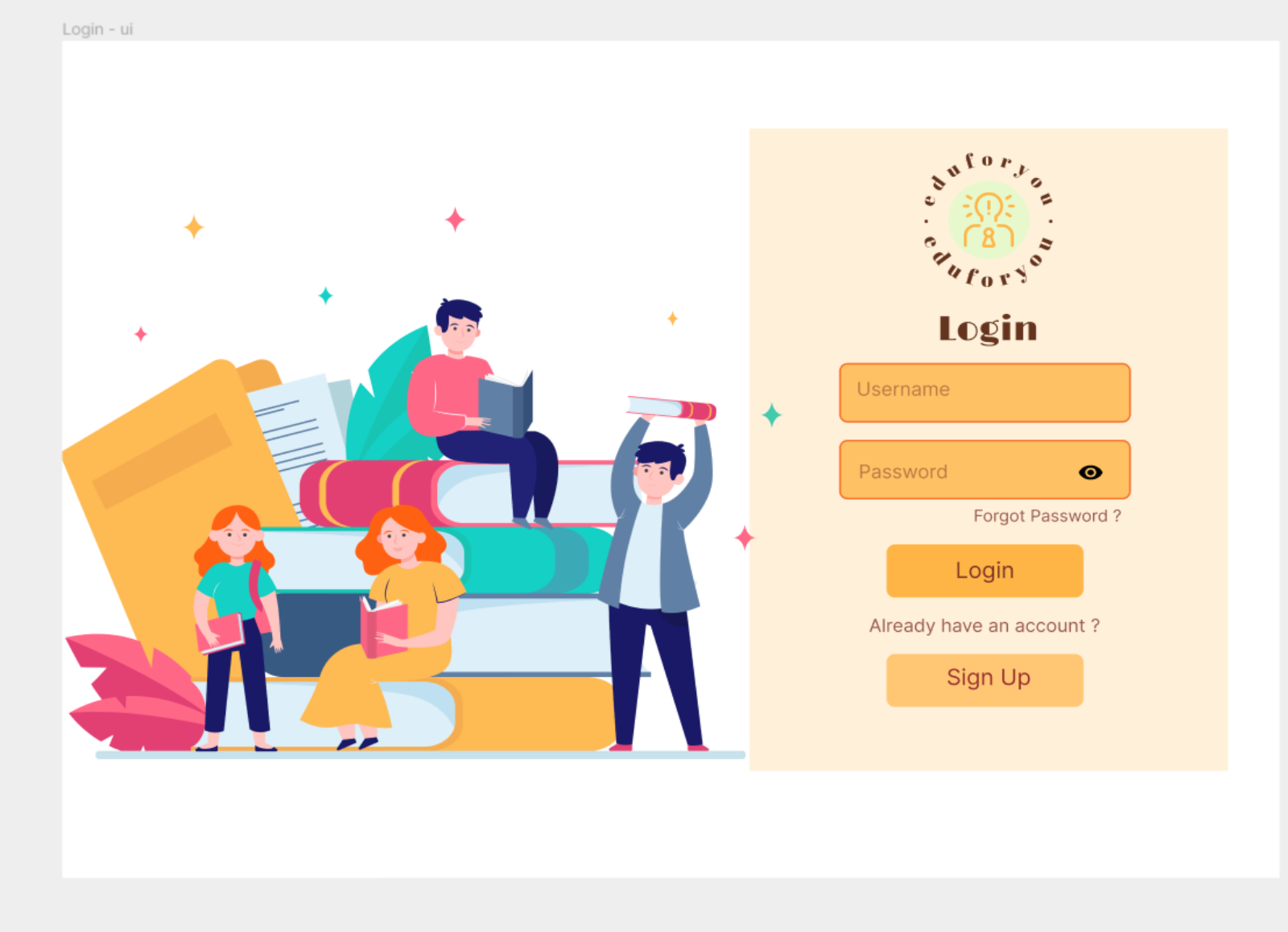 online course - login page by Bindiya on Dribbble