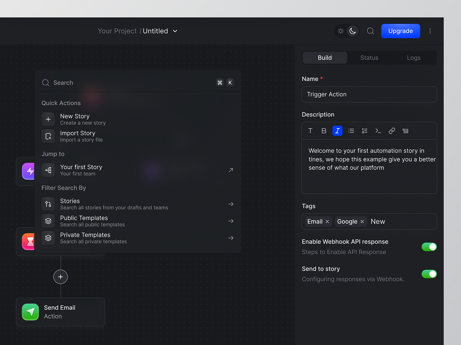 Automation Dashboard Design by Rohmad Khoirudin for Odama on Dribbble
