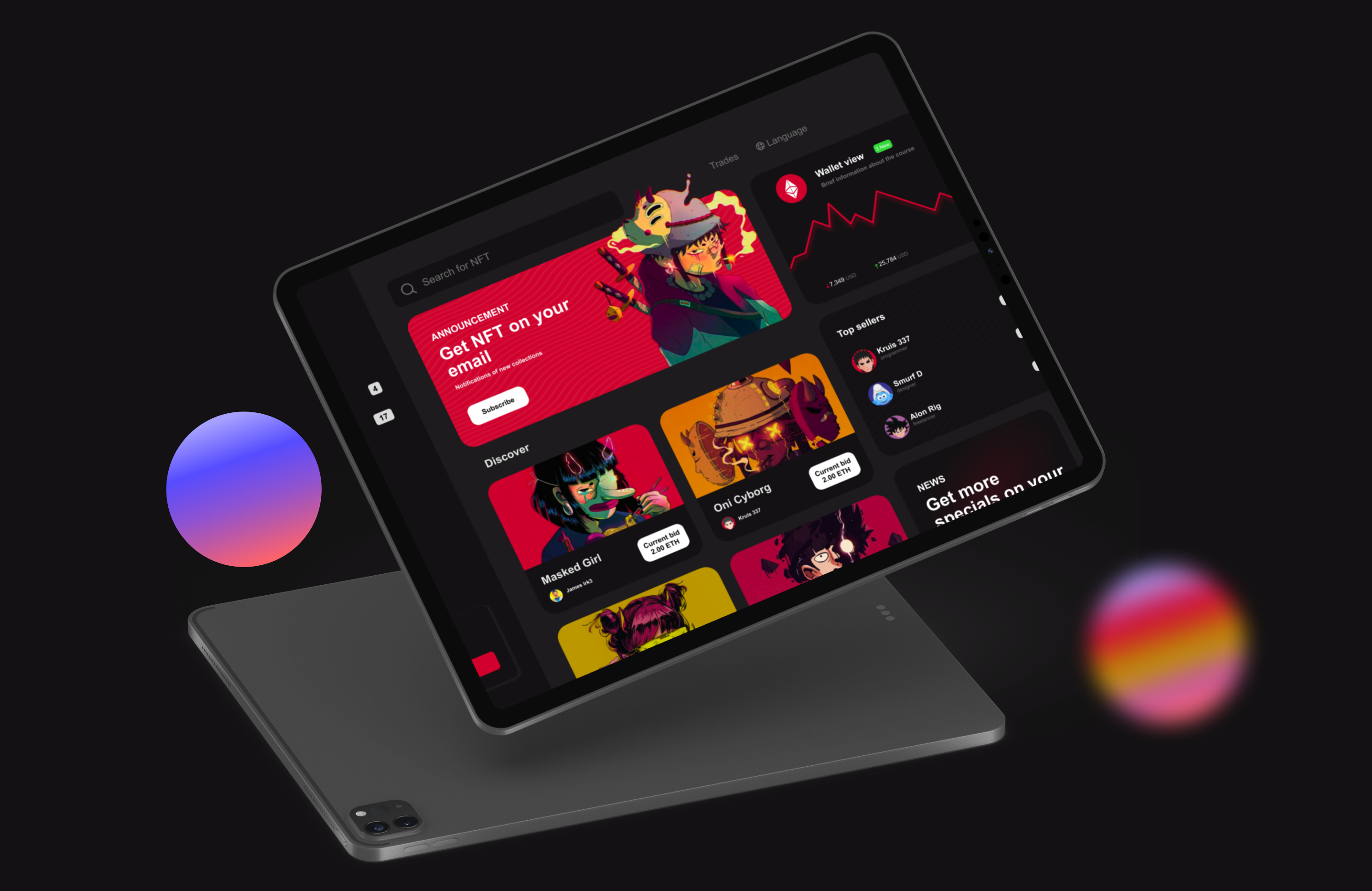 (NFT Marketplace) Crypto Currency Dashboard Design by MR James on Dribbble