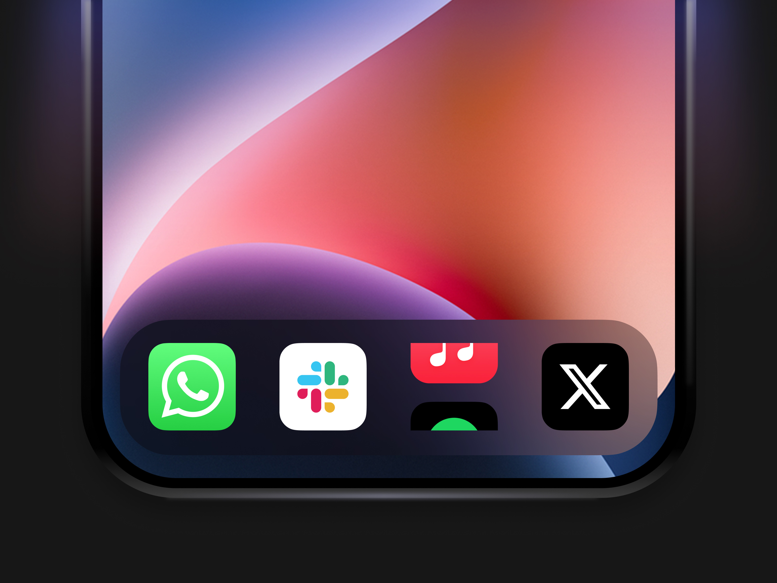 iOS Dock Concept by Vlad on Dribbble
