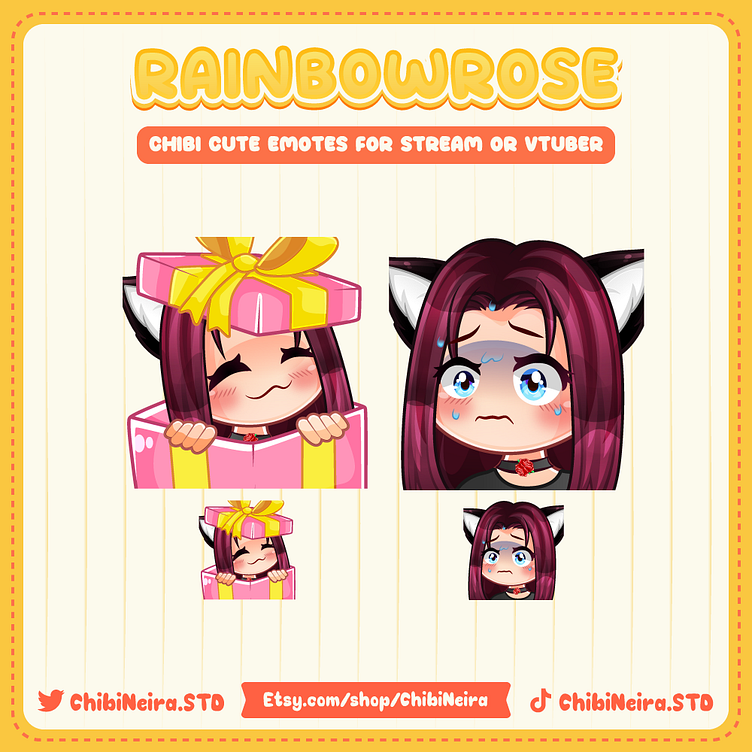 🎁Gift Box YCH Chibi Emotes🎁 by CHIBINEIRA on Dribbble