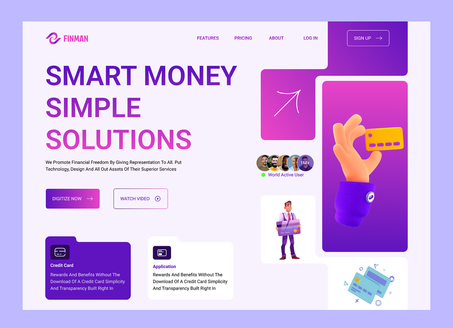 Finance| Fintech landing page by Mahmudul Hasan 🎨🔥 on Dribbble