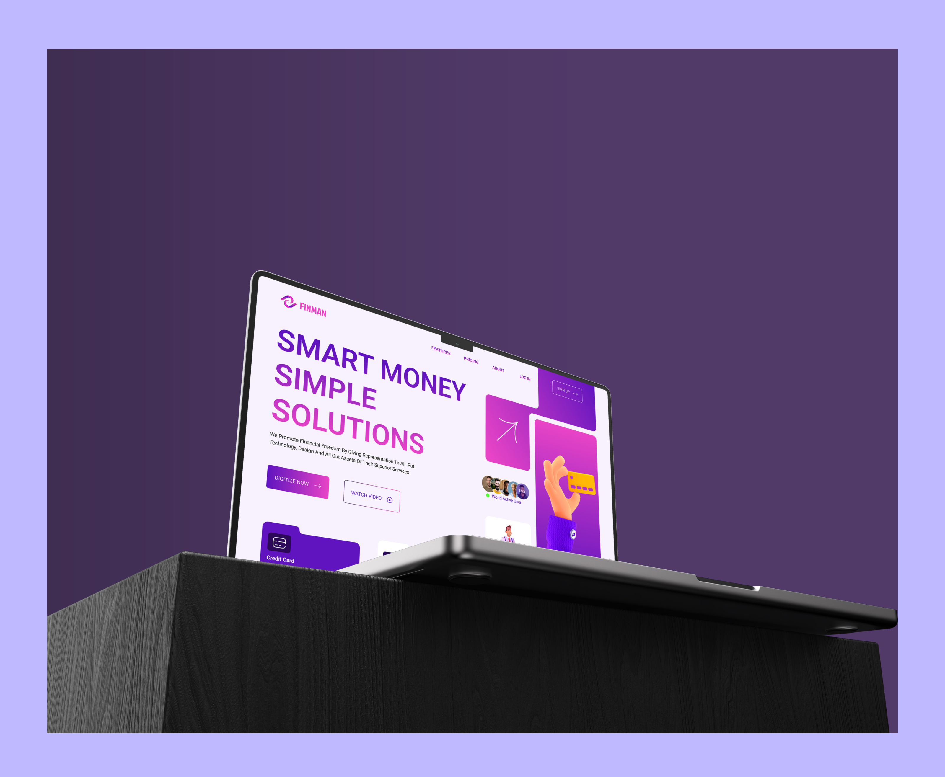 Finance| Fintech landing page by Mahmudul Hasan 🎨🔥 on Dribbble