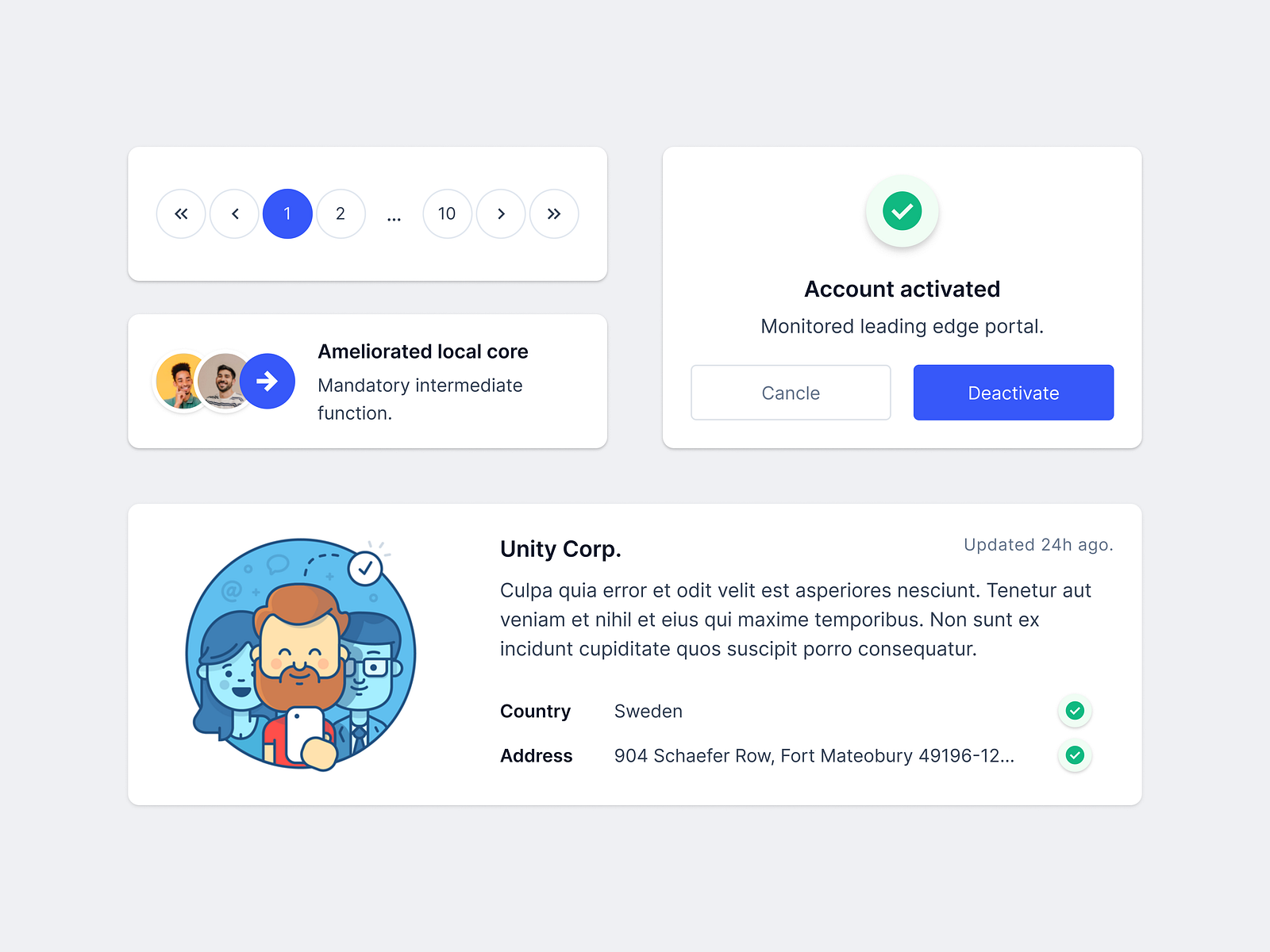 Figma components | ESG Project by Aravinda on Dribbble