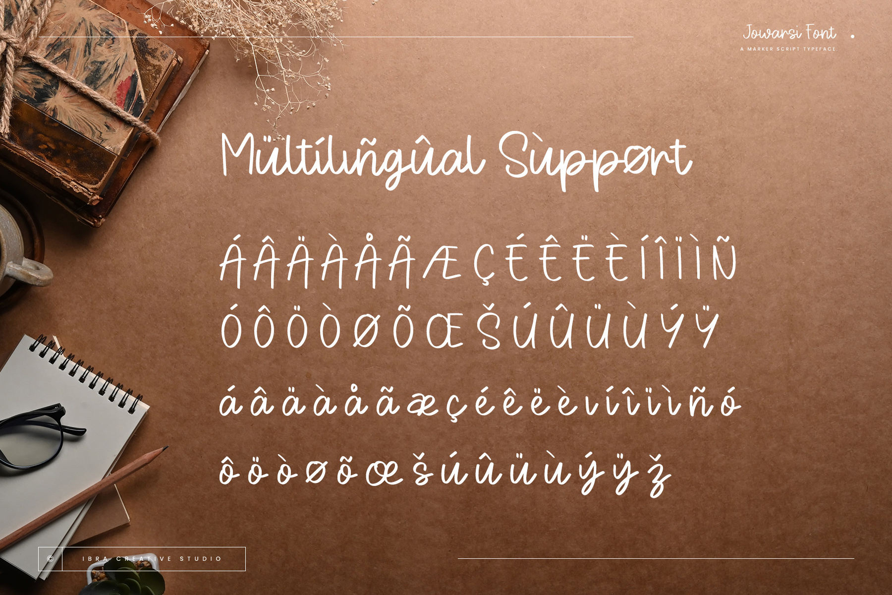 Jowarsi – A Marker Script Typeface by Ibra Creative on Dribbble