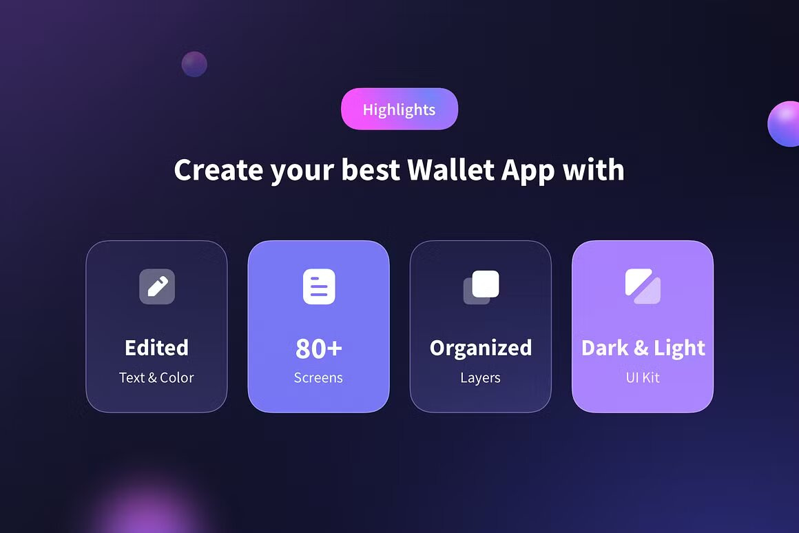 Mobile Wallet UI Kit by Design Laboratory on Dribbble