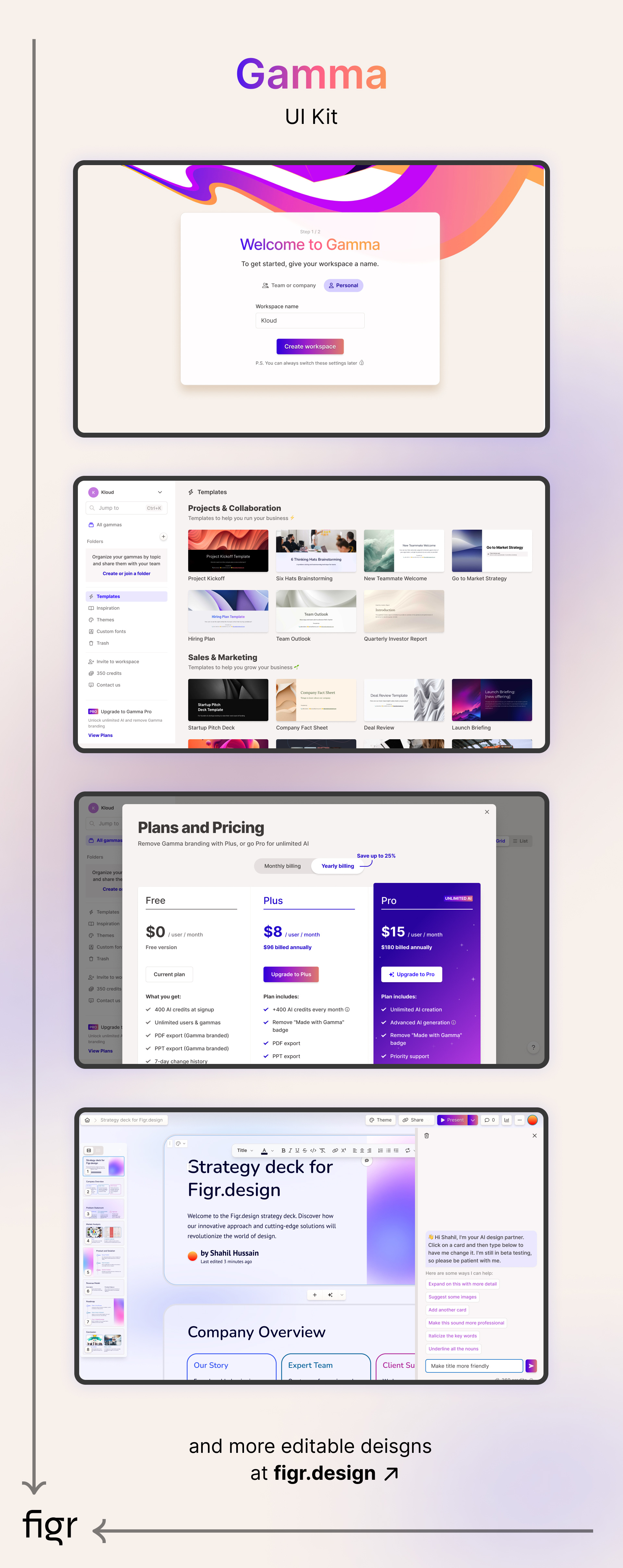 Make Gamma Ui Your Own By Figr Design On Dribbble 7124