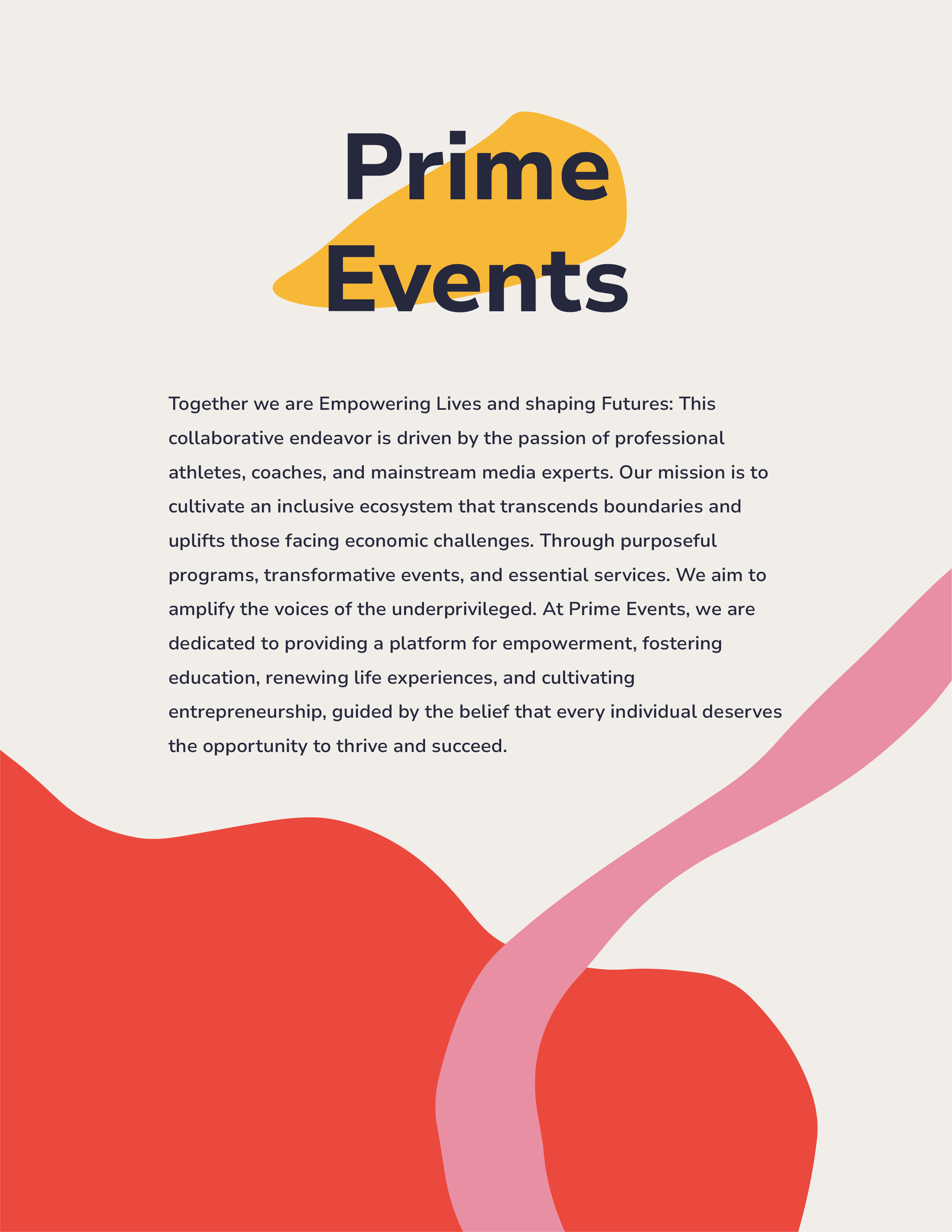 Prime Events Sponsor Deck by Mohammad Ripon on Dribbble